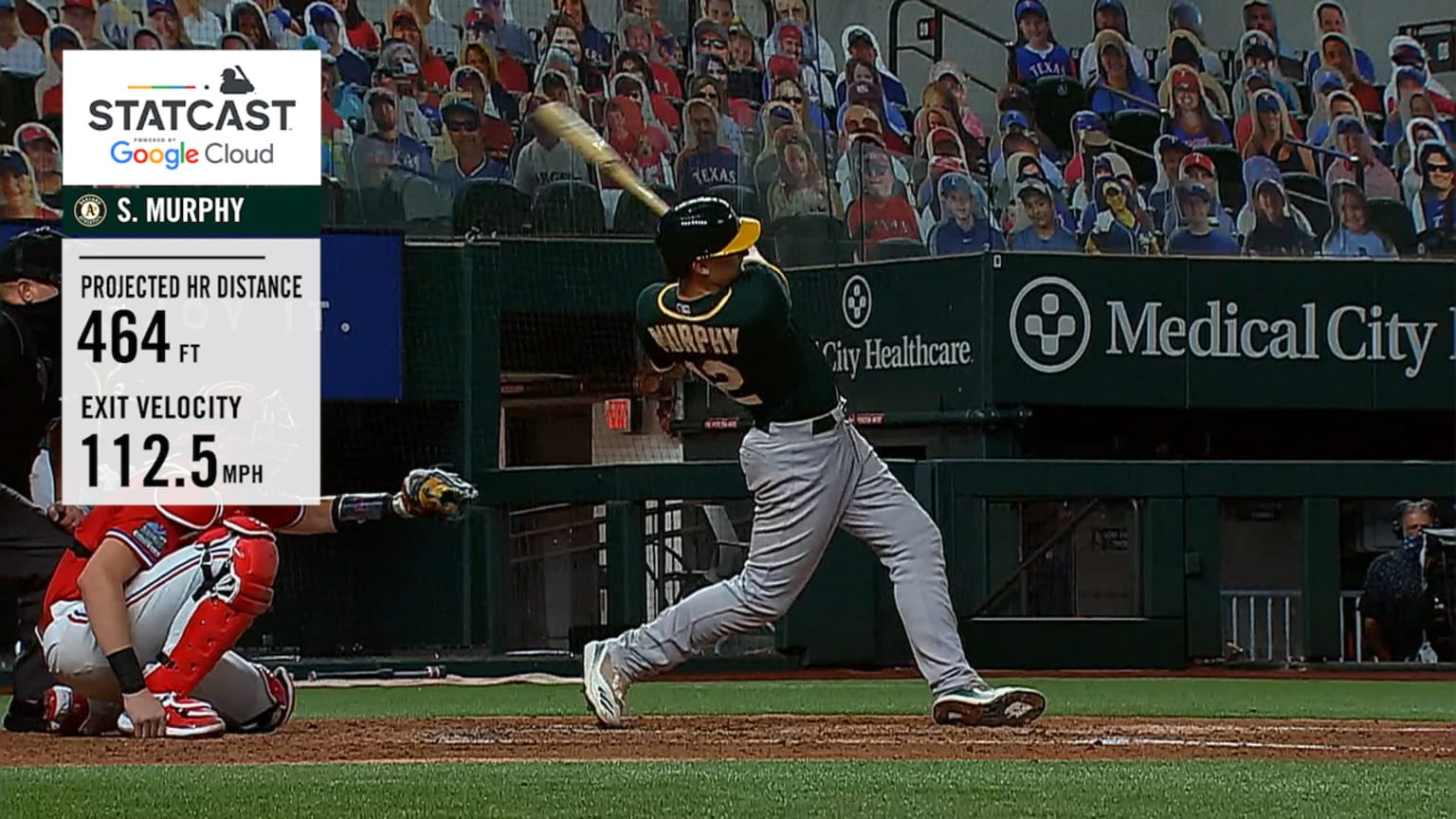 Sean Murphy smashes A's longest home run of 2020 | 09/11/2020 | Houston ...