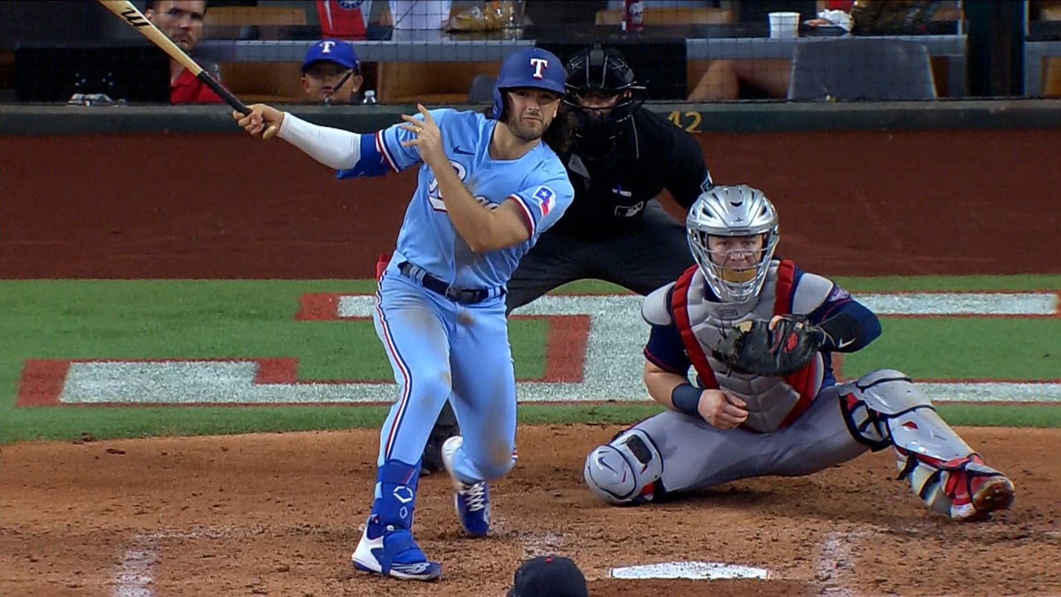 Josh H. Smith doubles in three runs to tie game | 07/10/2022 | Texas ...