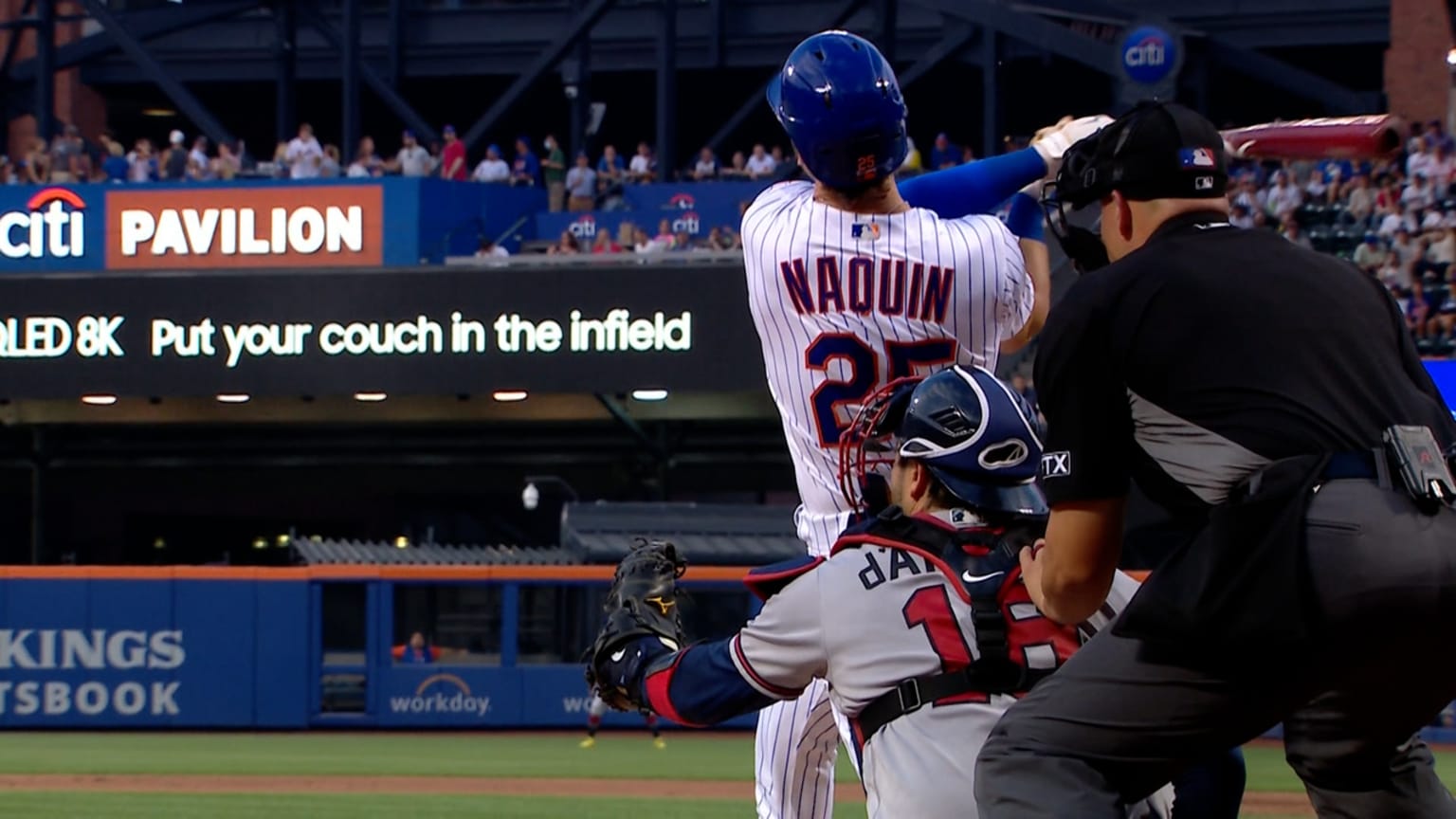 Tyler Naquin cranks his first Mets home run to right | 08/04/2022 | New ...