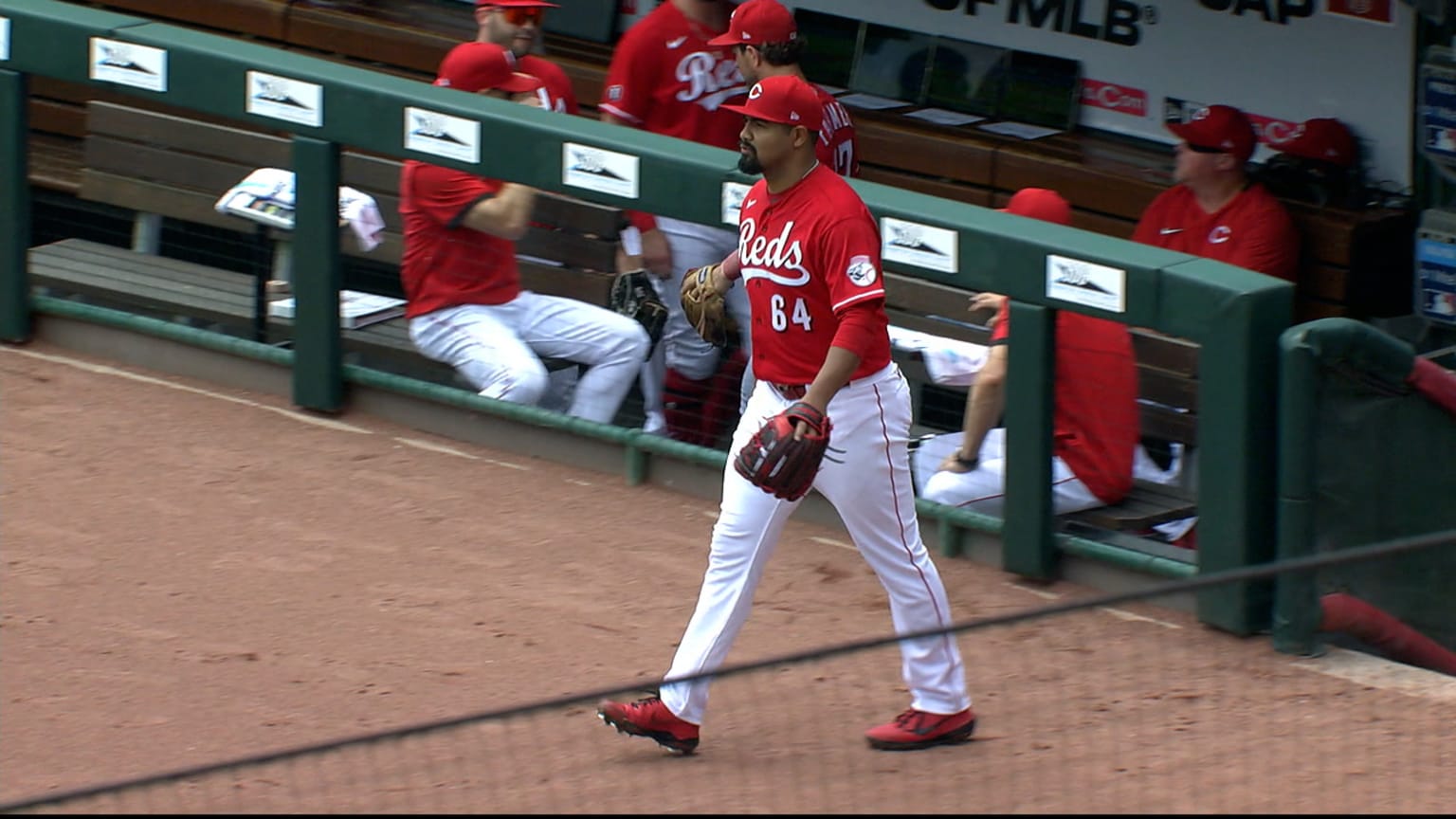 Tony Santillan strikes out five in his debut | 06/13/2021 | Cincinnati Reds