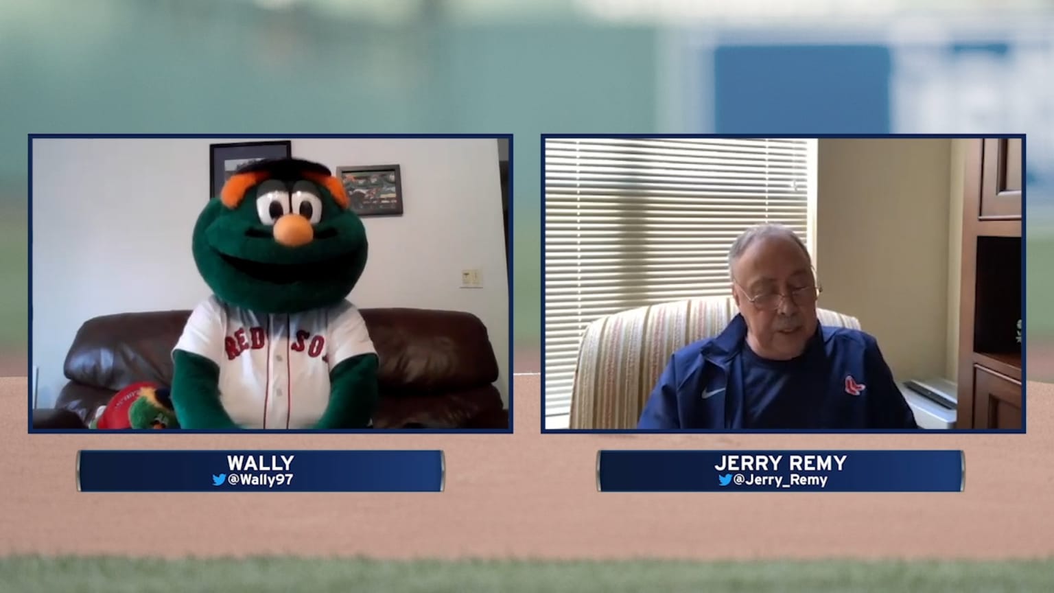 NESN broadcaster Jerry Remy reads to Wally | 05/20/2020 | Boston Red Sox