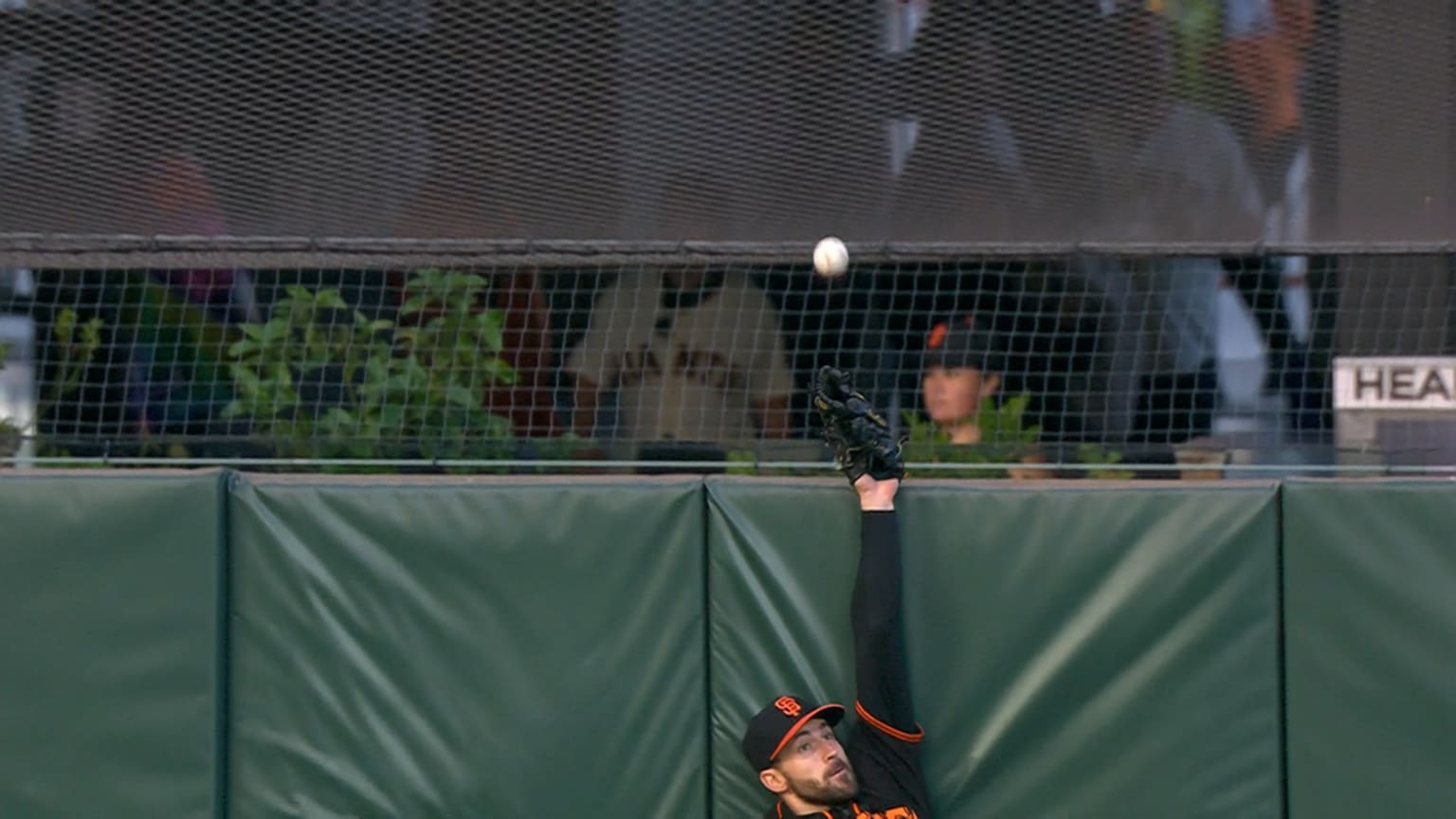 Steven Duggar knocks the ball back in play | 09/18/2021 | Athletics