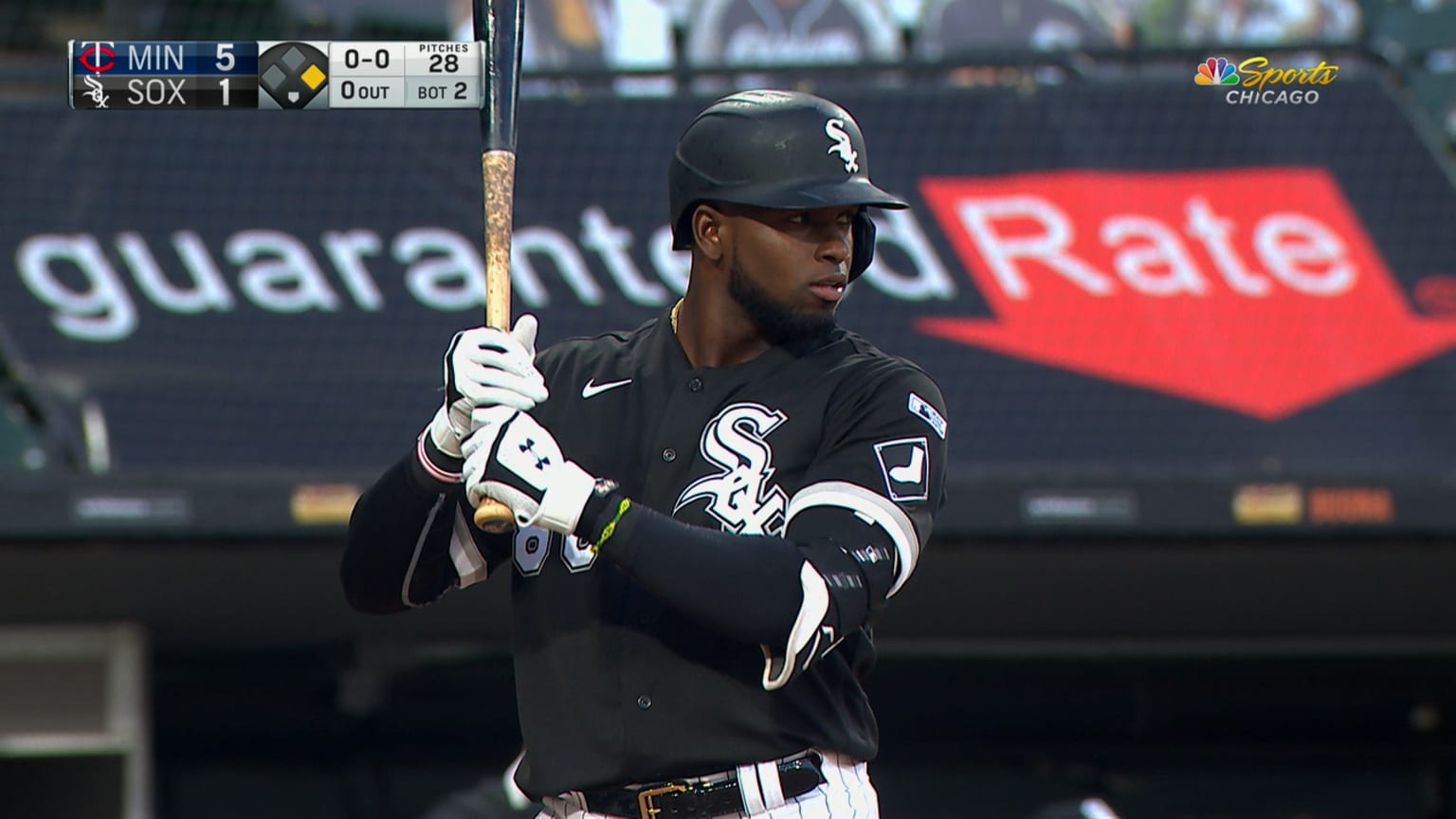 Luis Robert picks up his first career hit in first AB | 07/24/2020 ...