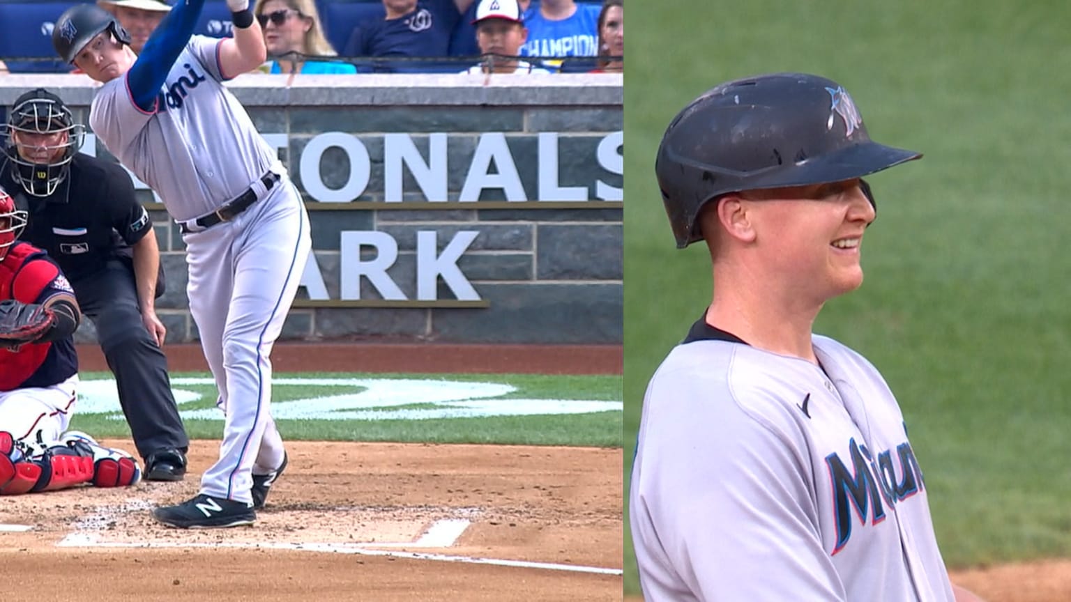 Cooper rips an RBI double down the left-field line | 07/01/2022 | Miami ...