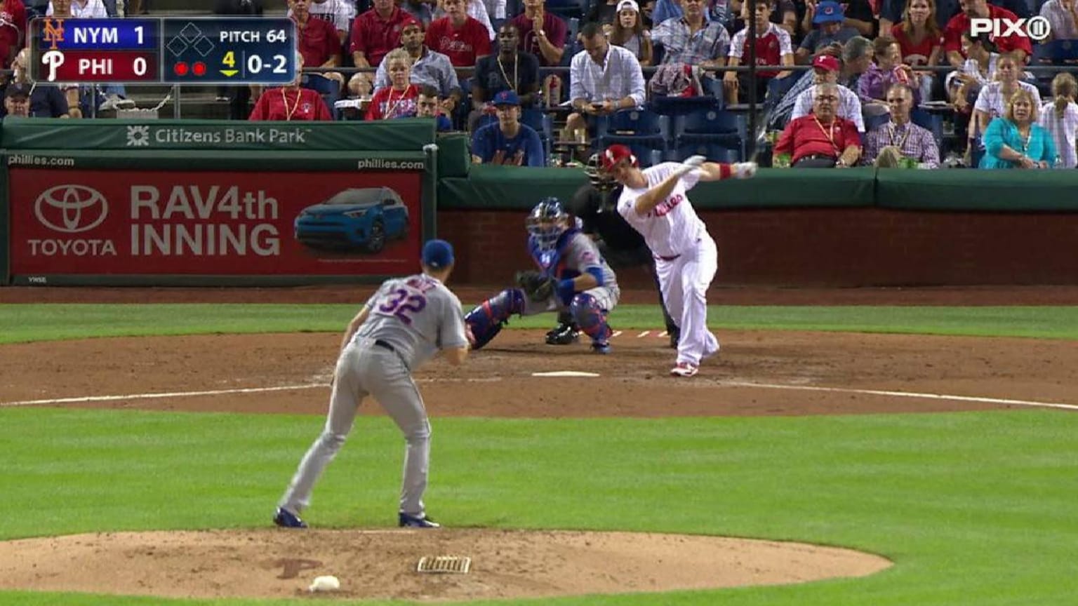 NYM@PHI: Matz fans Joseph to end the 4th | 08/12/2017 | MLB.com