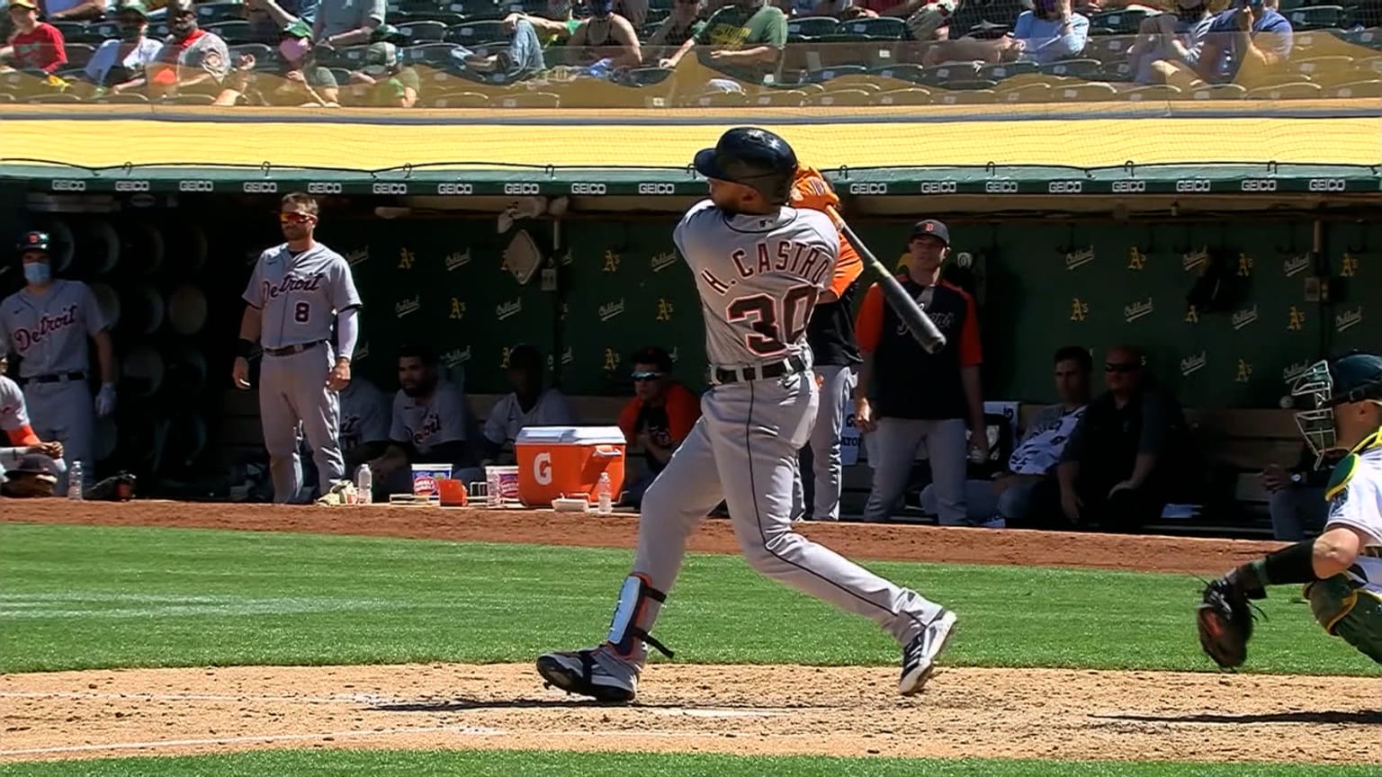 Castro's RBI single gives the Tigers a 2-1 lead | 04/18/2021 | Detroit ...
