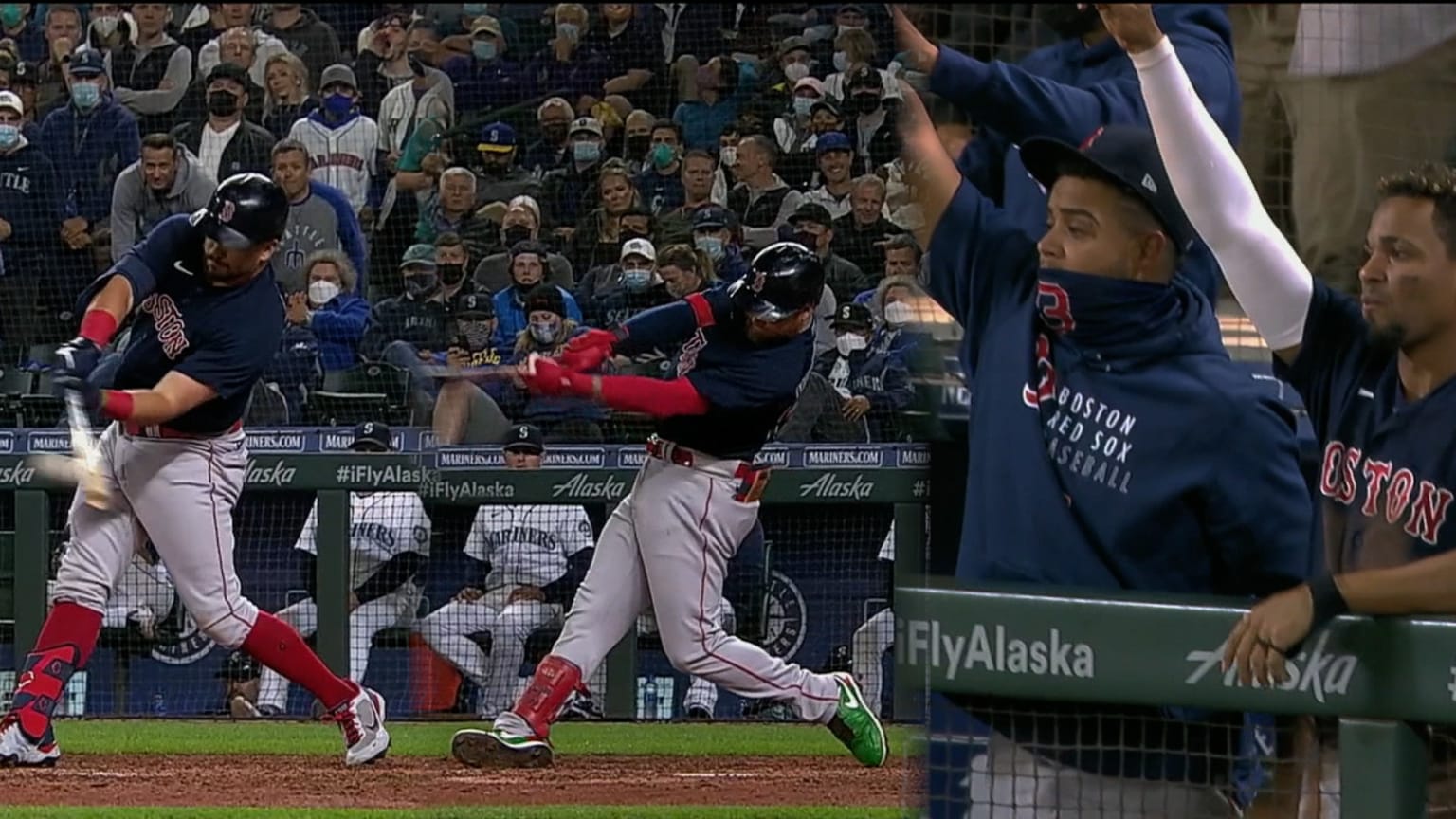 Red Sox plate five runs to take the lead in the 8th | 09/14/2021 ...