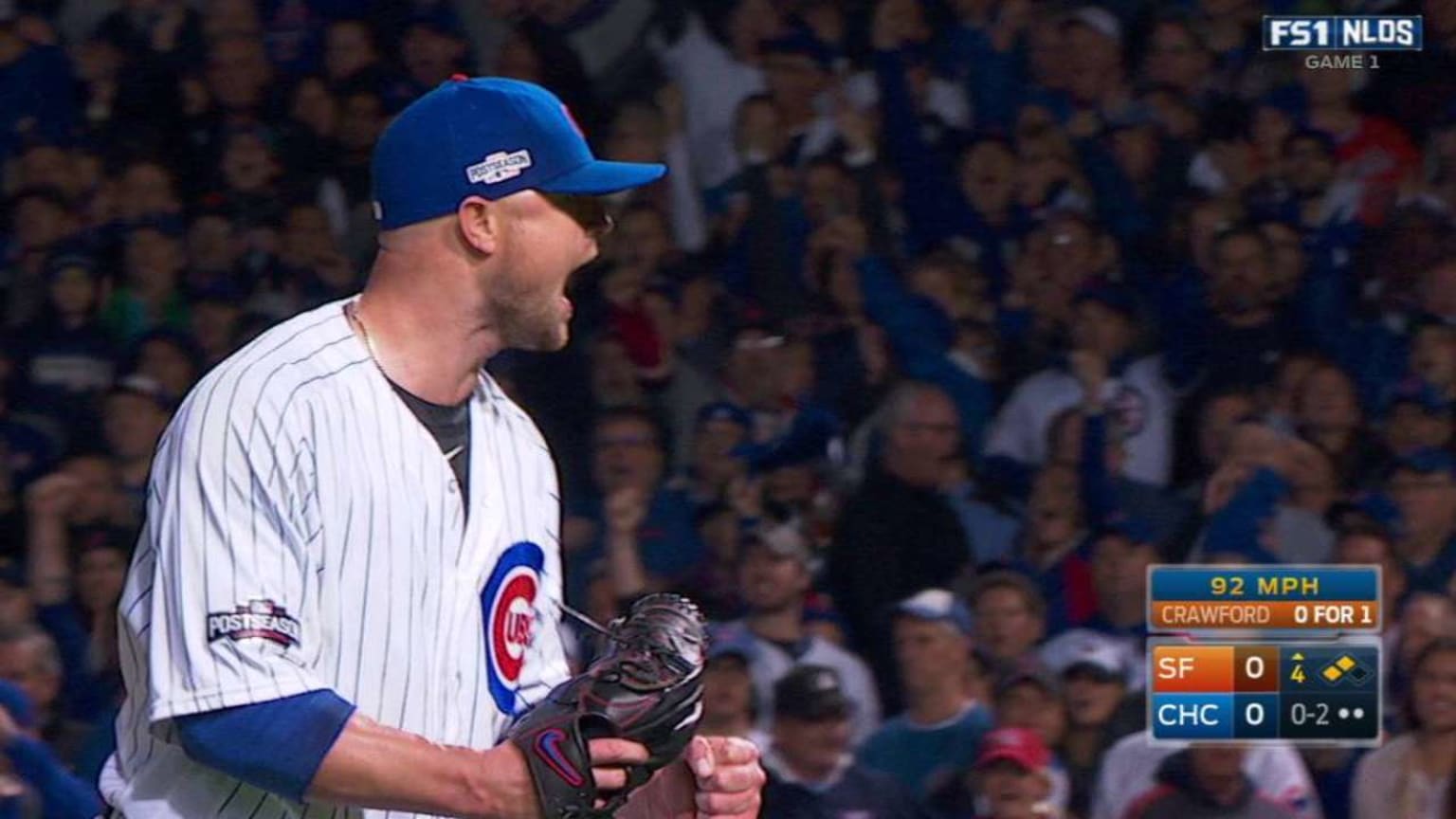 SF@CHC Gm1: Lester escapes trouble in the 4th inning | 10/07/2016 | MLB.com