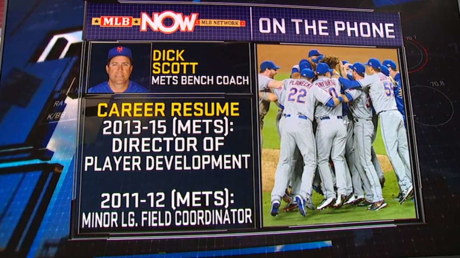Mets bench coach Scott on club's player development | 02/02/2016 | Los ...