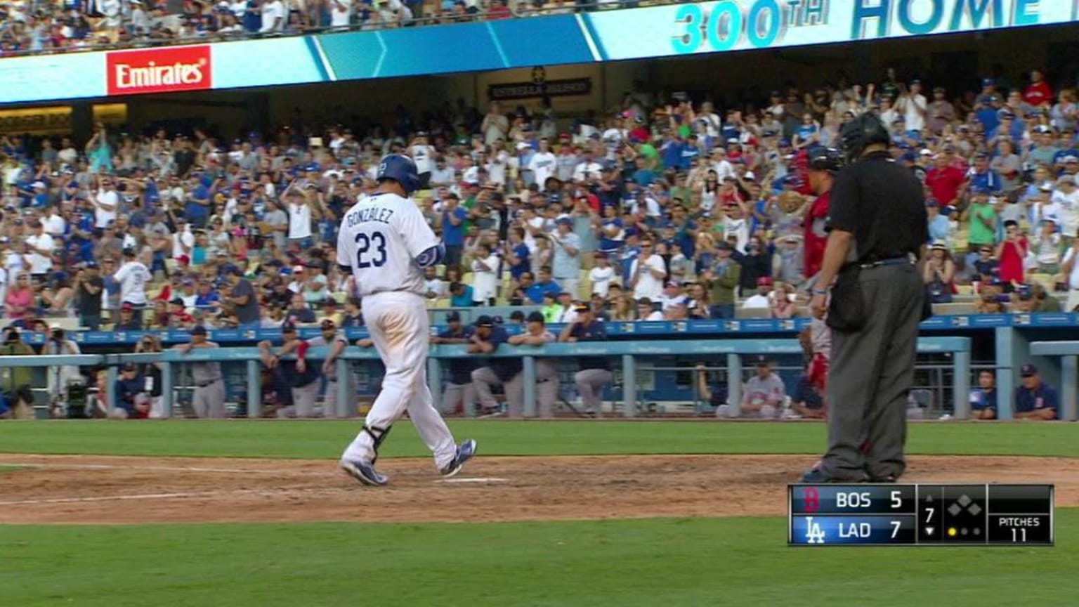 BOS@LAD: Adrian goes deep to tally 300th career homer | 08/07/2016 ...