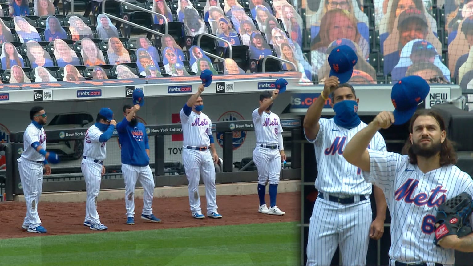 Mets players tip their caps to Seaver's No. 41 | 09/03/2020 | New York Mets