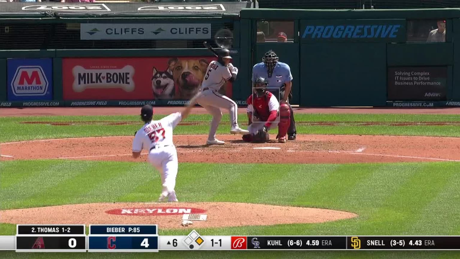 Alek Thomas' two run homer puts Arizona on the board | 08/03/2022 | MLB.com