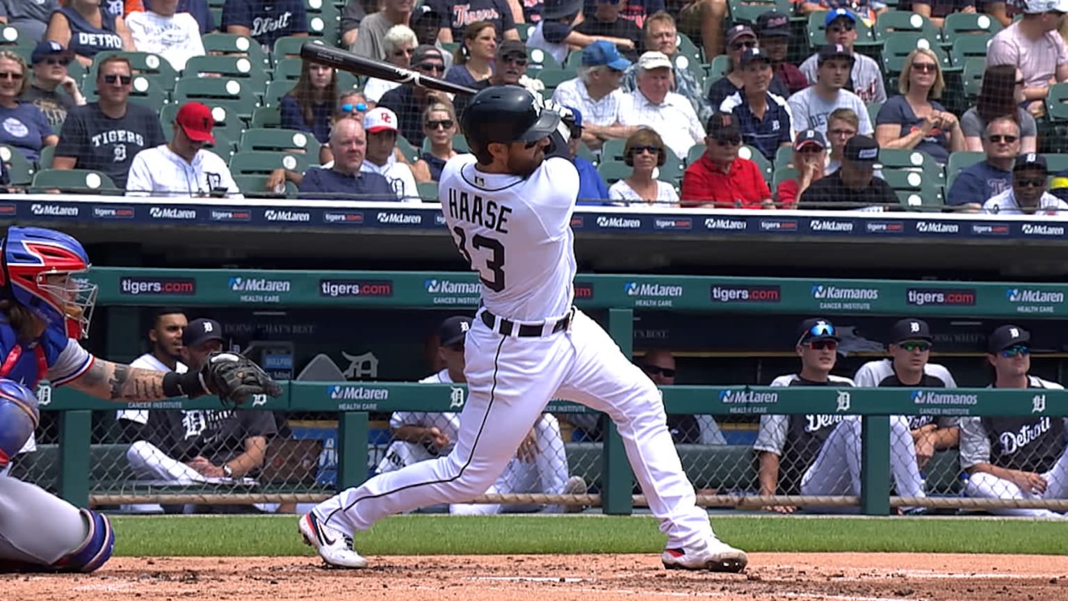 Eric Haase lifts a fly ball to left for a homer | 07/22/2021 | Detroit ...