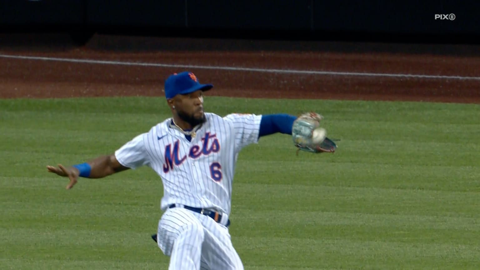 Starling Marte makes a great sliding catch in right | 07/23/2022 | New ...