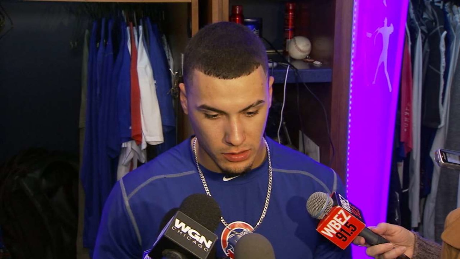SF@CHC Gm2: Baez on getting shaken up after slide | 10/08/2016 | Boston ...