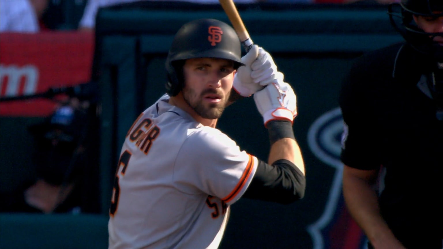 Steven Duggar pokes a two-run infield single | 06/23/2021 | San ...