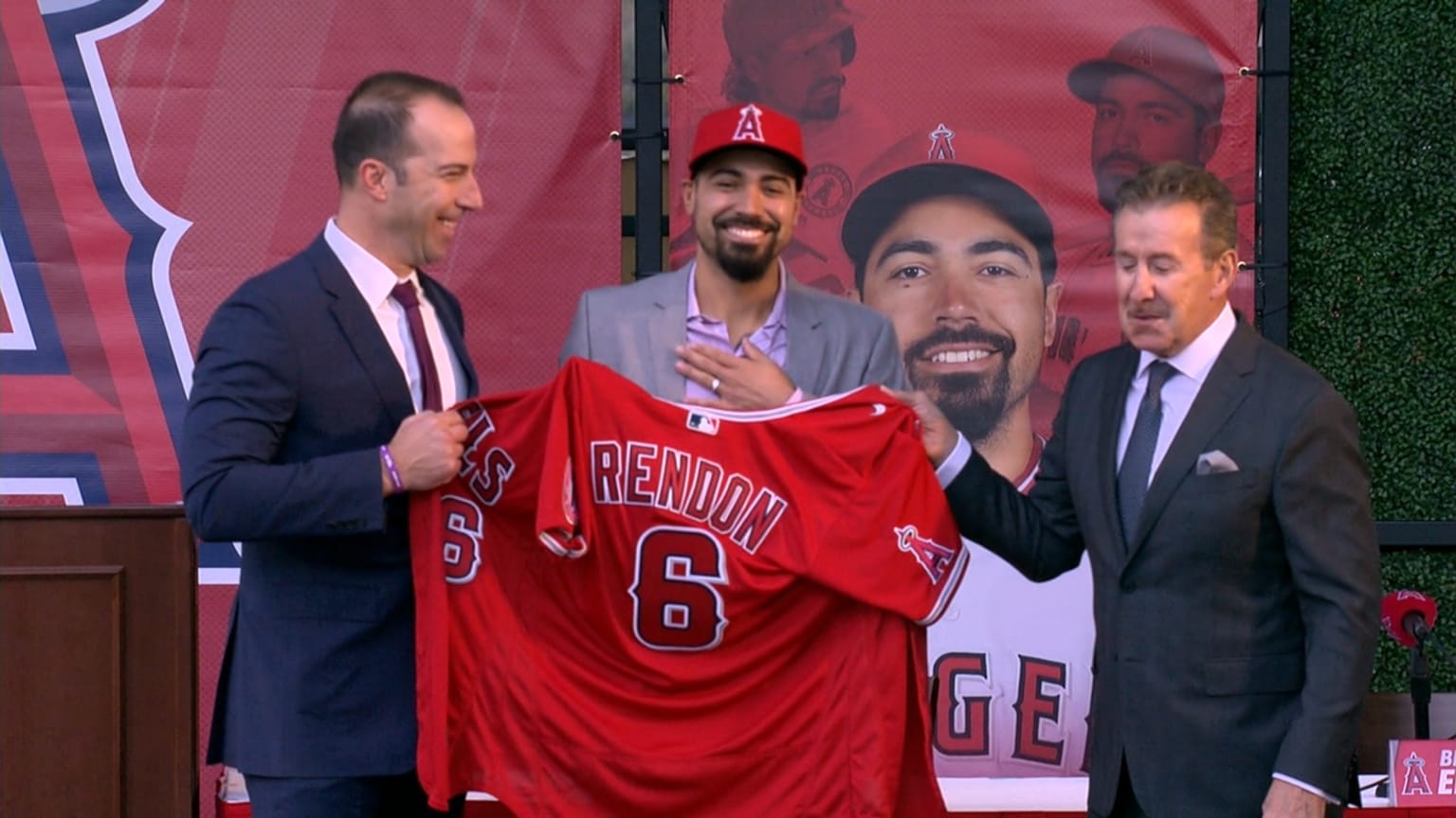 Anthony Rendon introduced as a Los Angeles Angel | 12/14/2019 | New ...