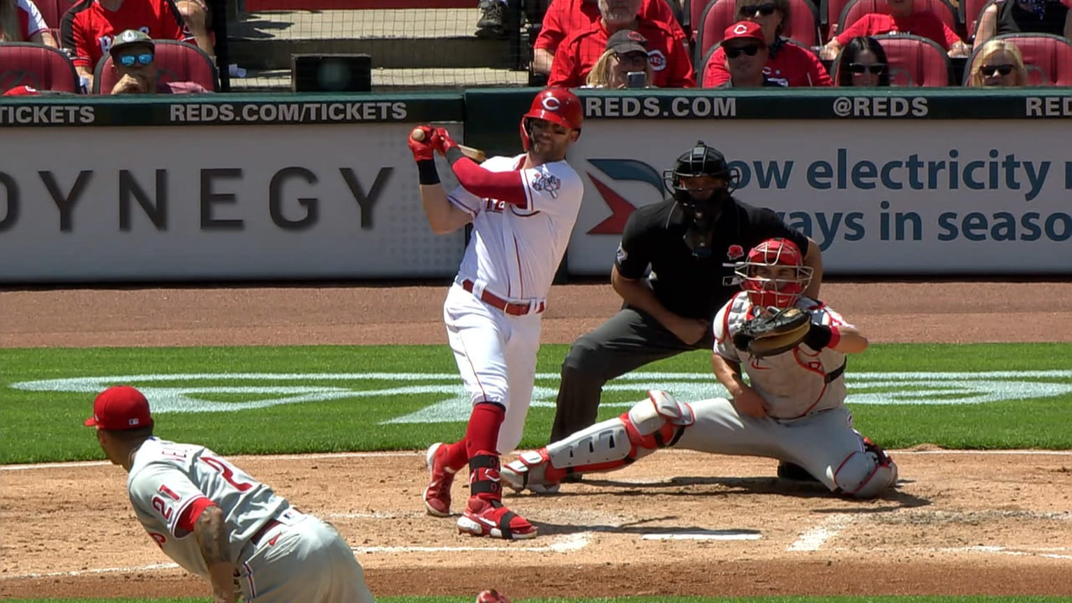 Tyler Naquin plates two on a single to right field | 05/31/2021 ...