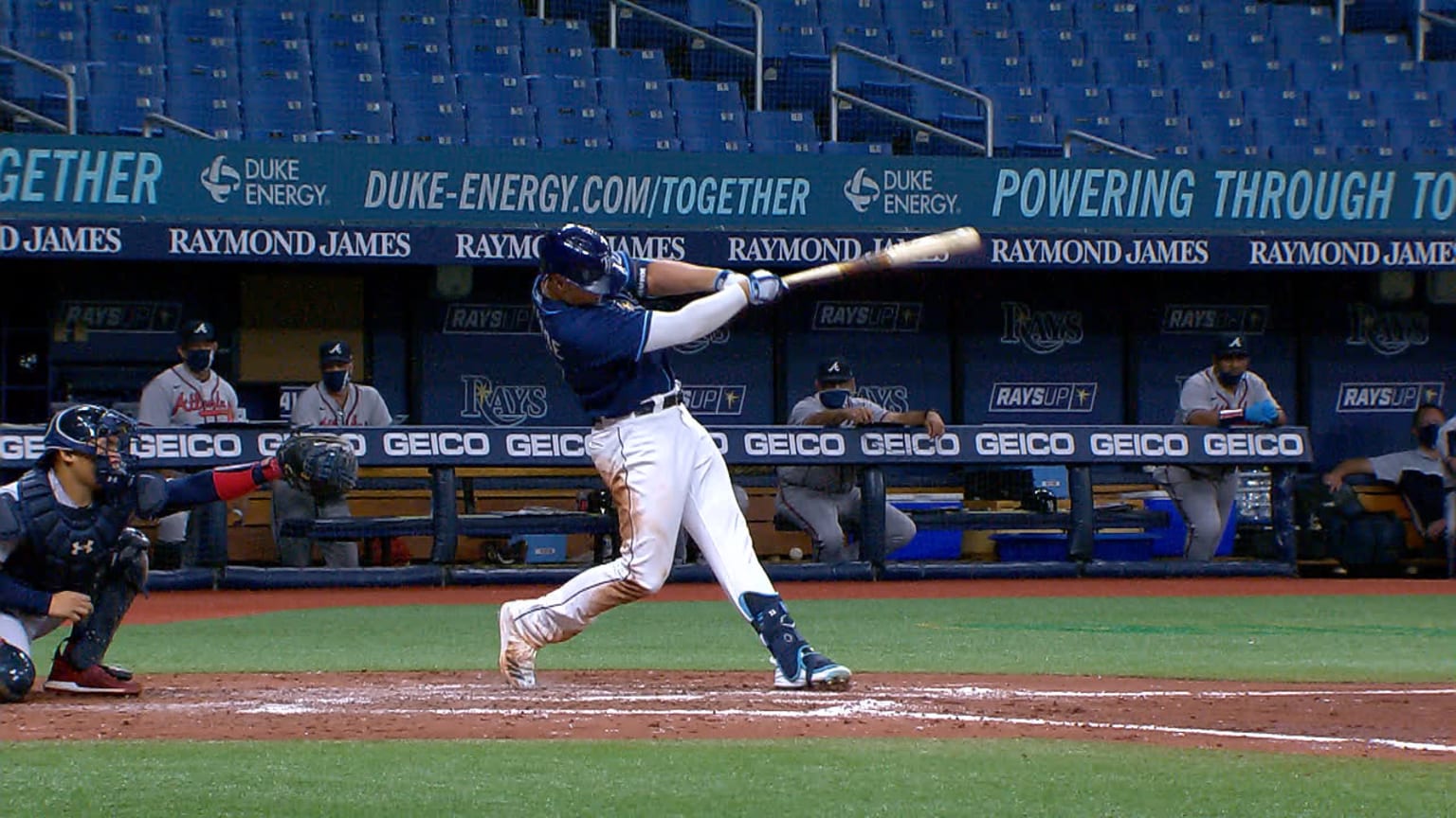 Hunter Renfroe hits a three-run homer to left field | 07/27/2020 ...