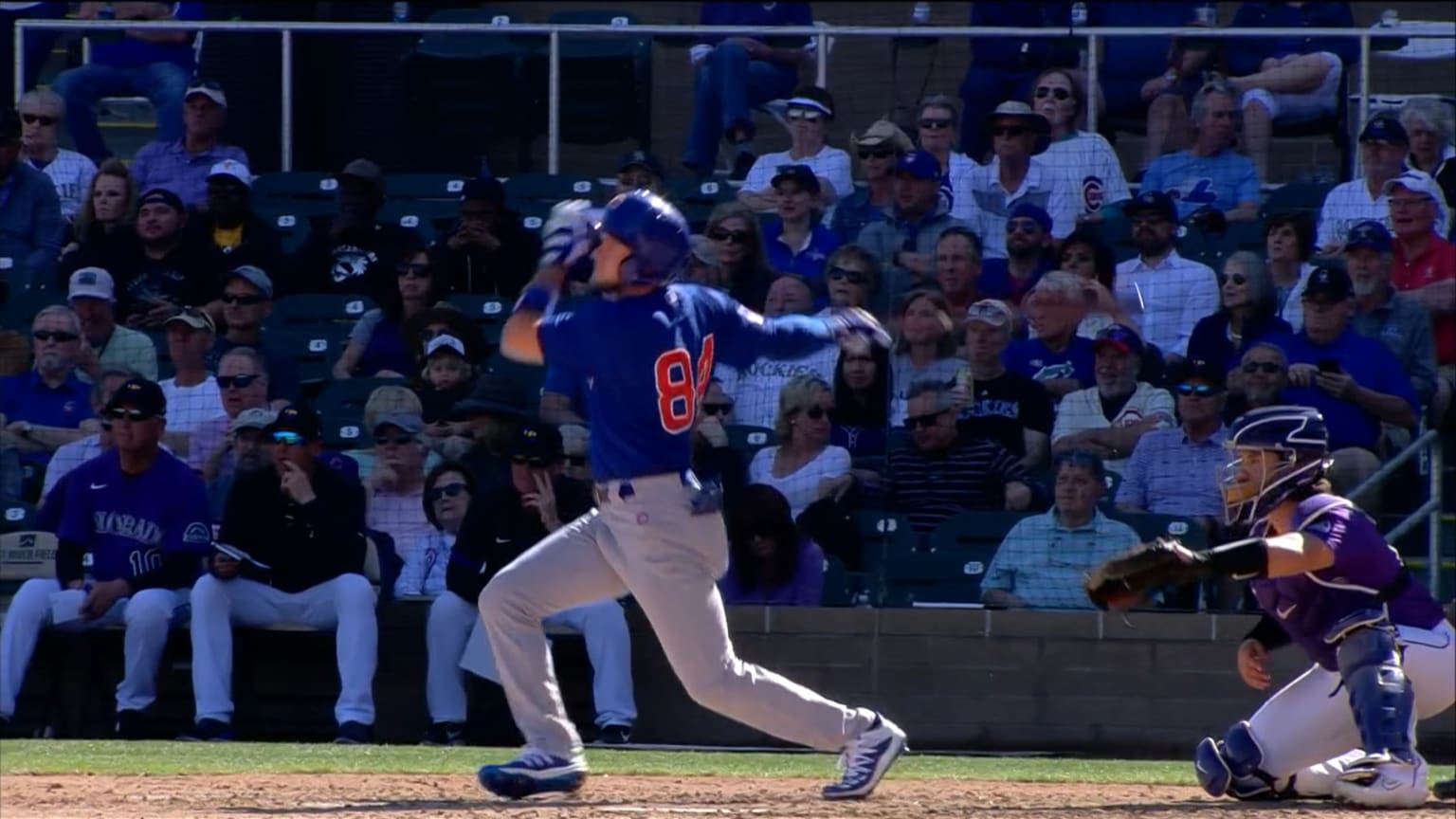 Donnie Dewees slugs a three-run homer to right field | 03/03/2020 ...
