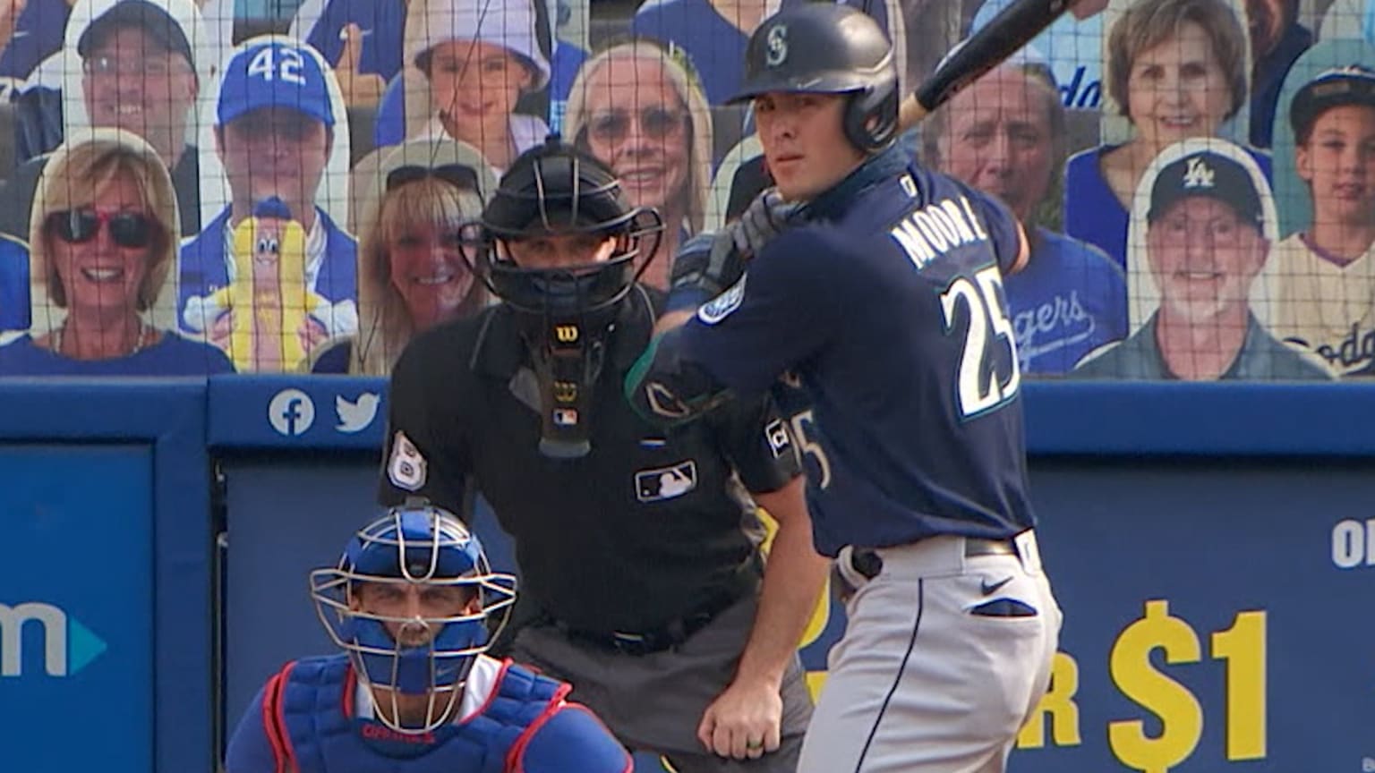 Dylan Moore on competition at Spring Training | 02/10/2021 | Seattle ...