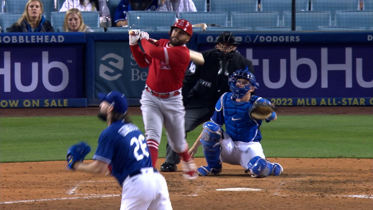 Jose Rojas smacks a two-run homer to right field | 04/04/2022 | Los ...