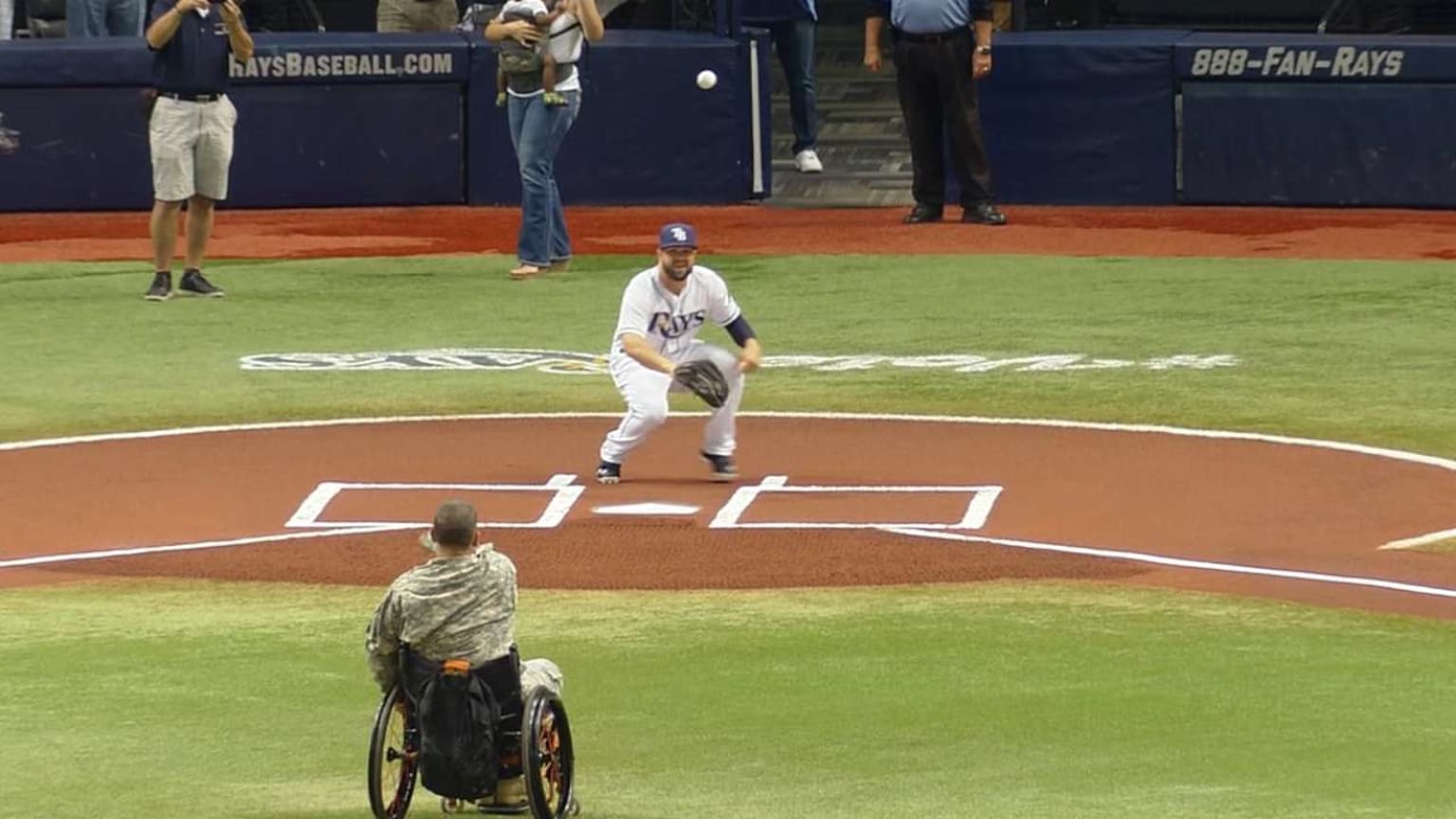 Rays Ceremonial First Pitch | 06/27/2016 | MLB.com