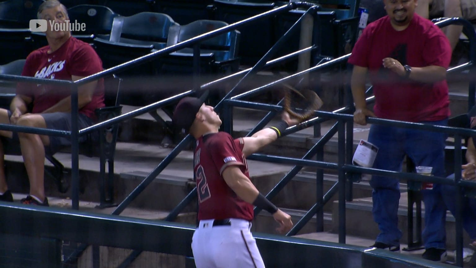 COL@ARI: Lamb retires Story with railing grab | 08/21/2019 | Arizona ...
