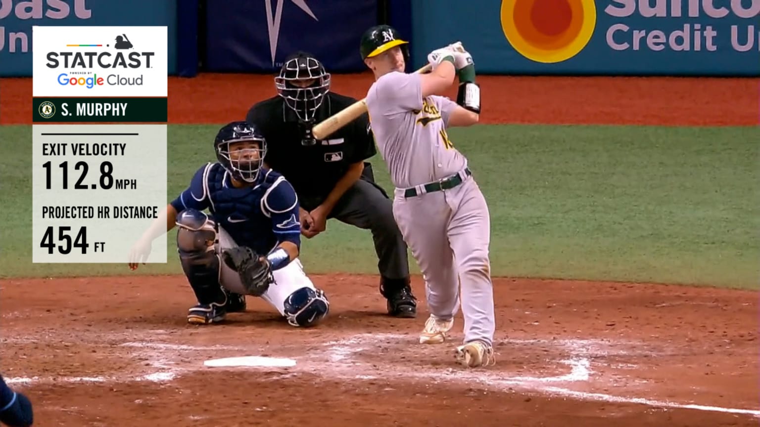Sean Murphy belts a 454-foot home run to left | 04/27/2021 | MLB.com