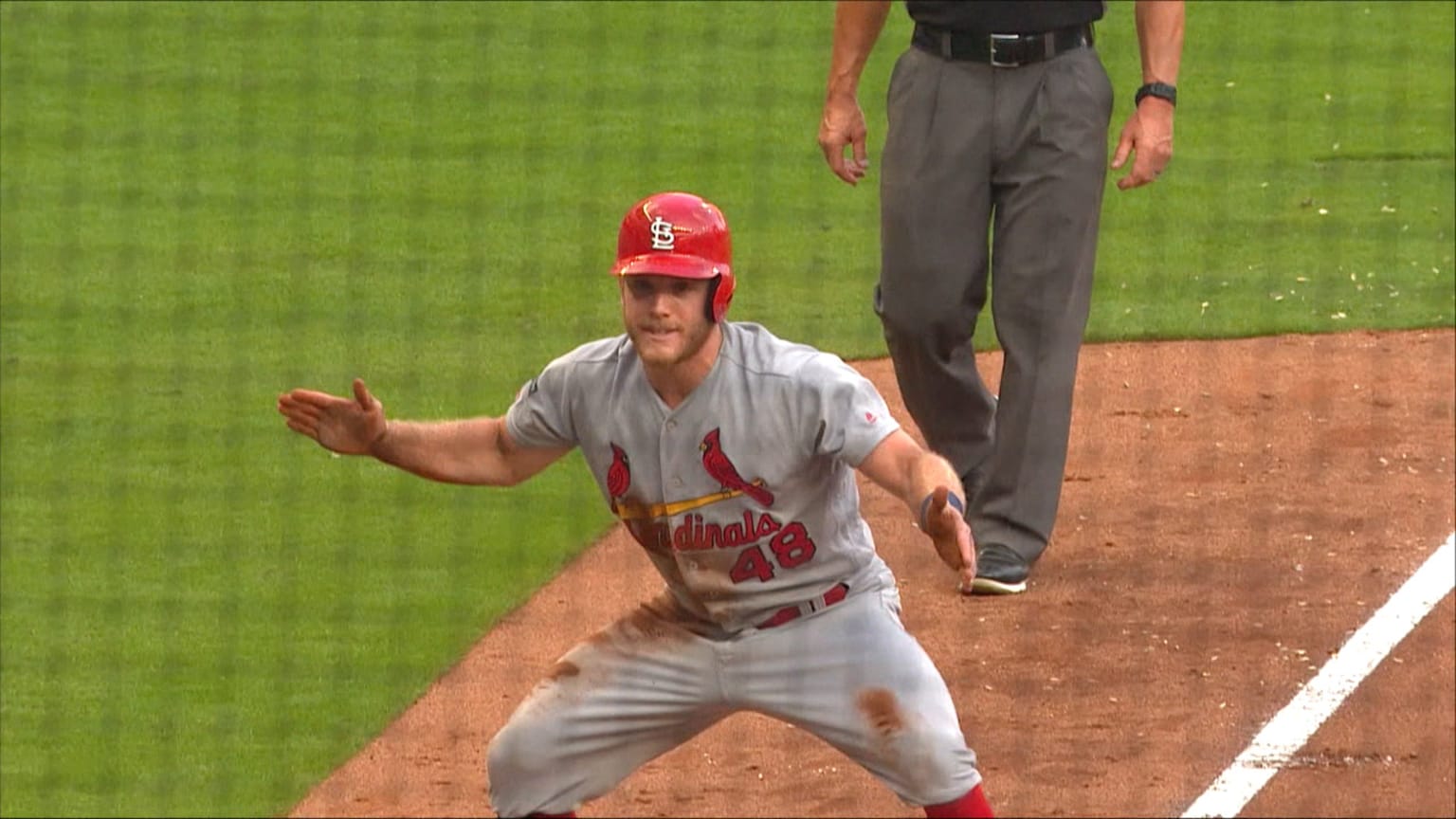 Harrison Bader on staying active, working in the cage | 05/08/2020 | St ...