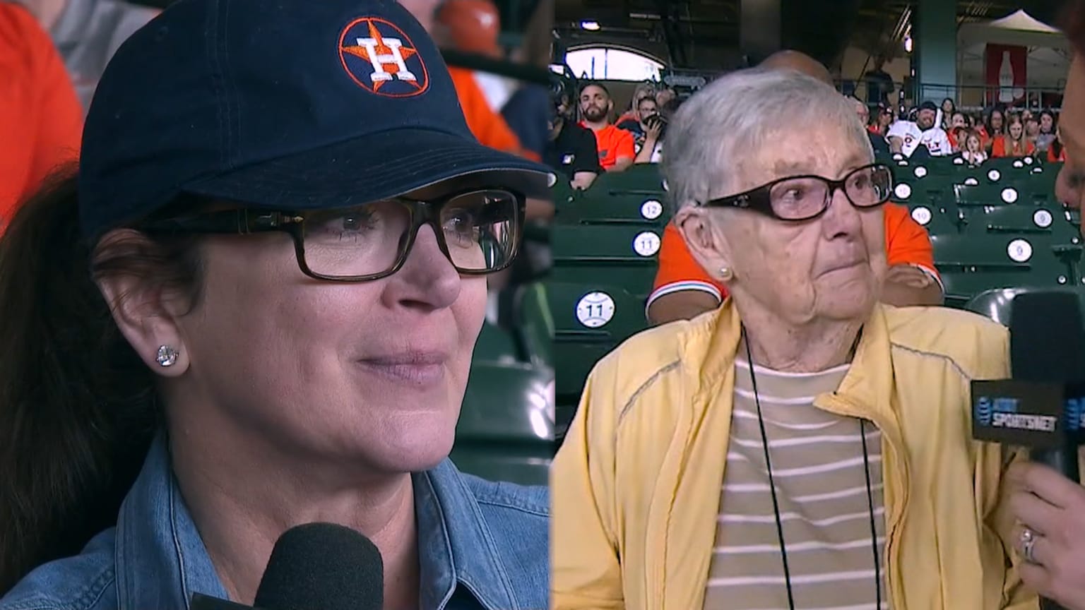 TEX@HOU: Martin's mom, grandmother join Astros booth | 05/12/2019 ...