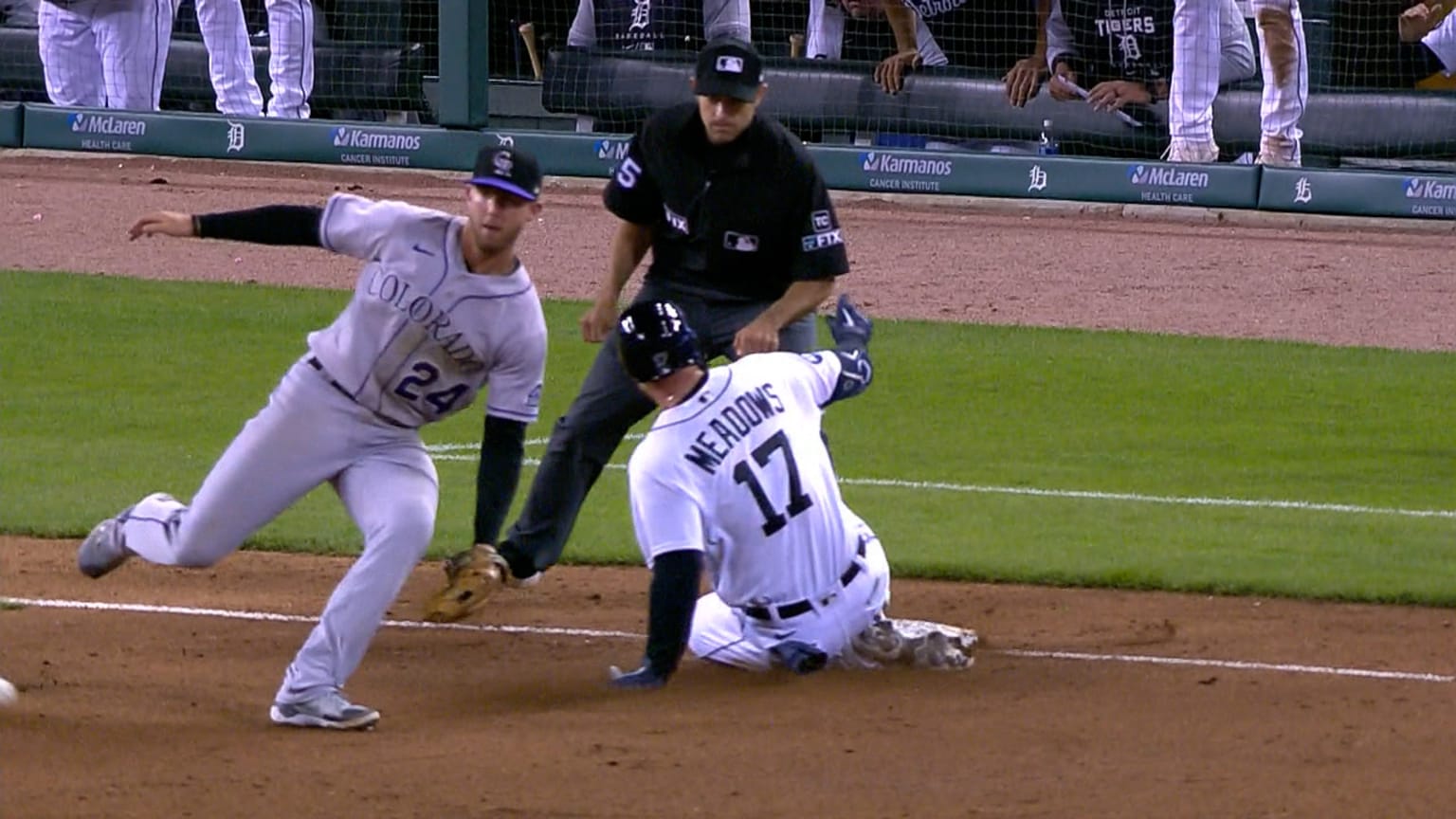 Austin Meadows' two-run triple | 04/23/2022 | Detroit Tigers