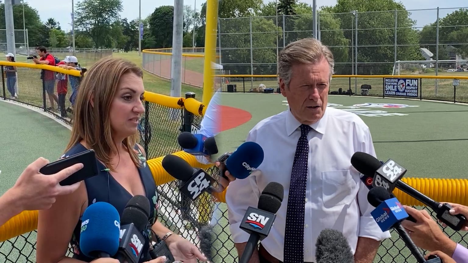 Roy Halladay Field is opened in Scarborough | 07/14/2022 | Toronto Blue ...