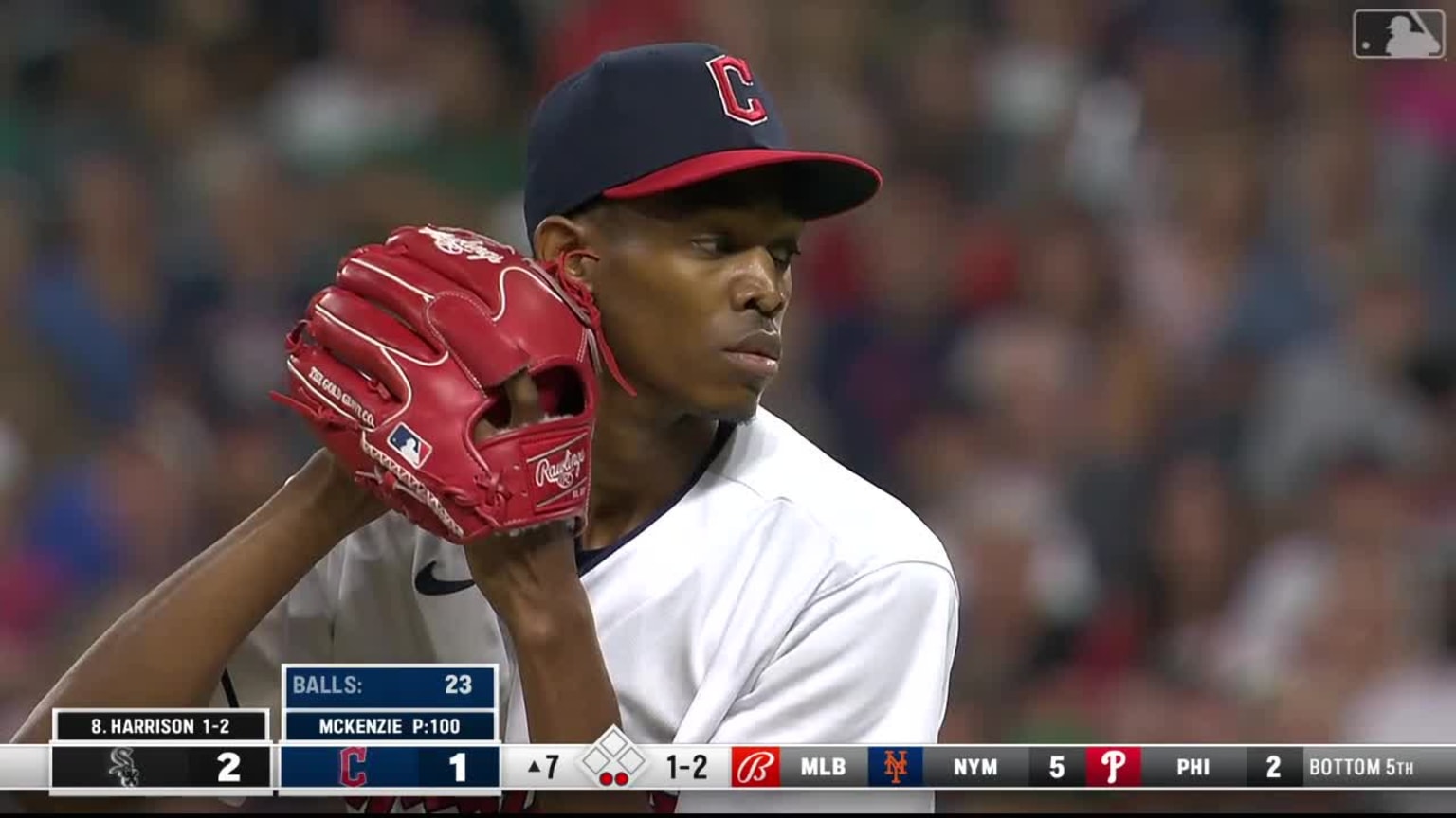 Triston McKenzie picks up his 14th strikeout | 08/20/2022 | Cleveland ...