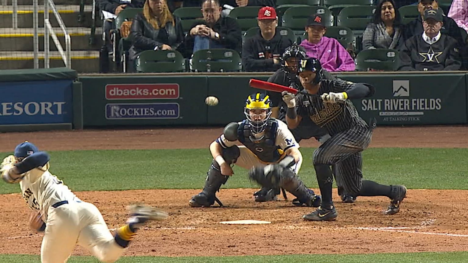 Harrison Ray plates go-ahead run on bunt in 7th | 02/15/2020 | Arizona ...