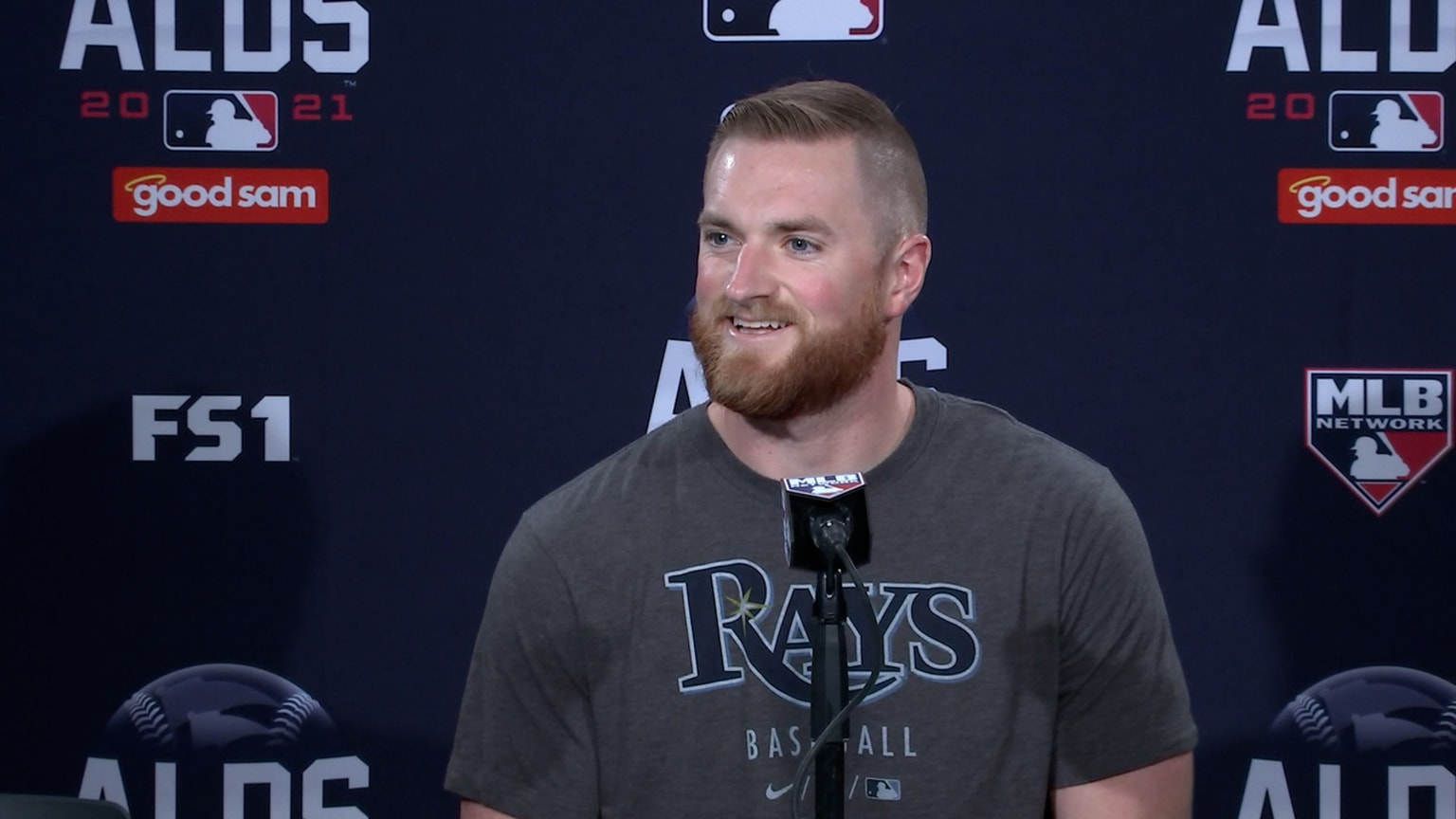 Drew Rasmussen speaks before ALDS Game 3 | 10/09/2021 | Tampa Bay Rays