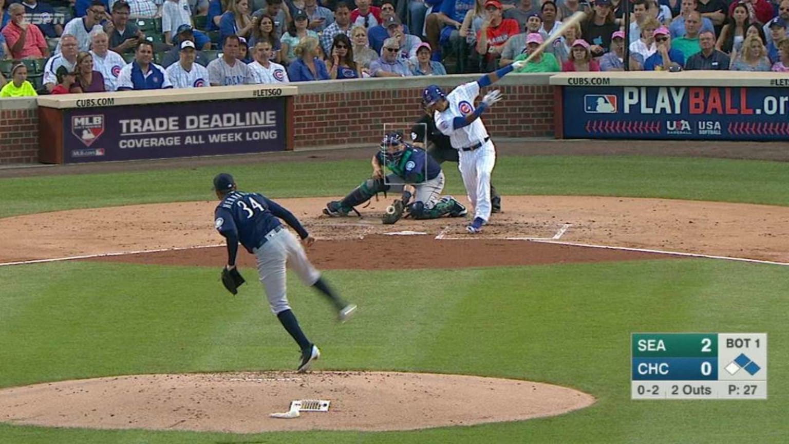 Felix strikes out the side | 07/31/2016 | MLB.com