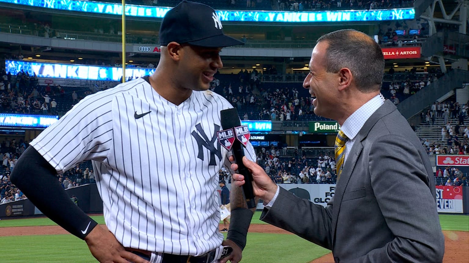 Aaron Hicks discusses Yankees comeback win vs. Astros | 06/24/2022 ...