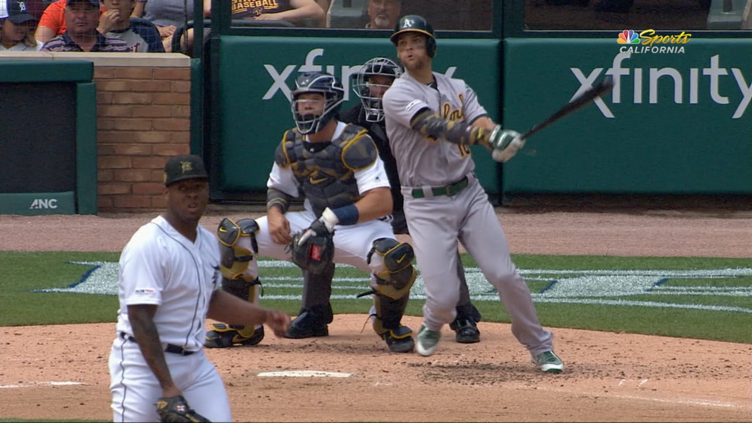 Pinder's sacrifice fly | 05/19/2019 | Oakland Athletics