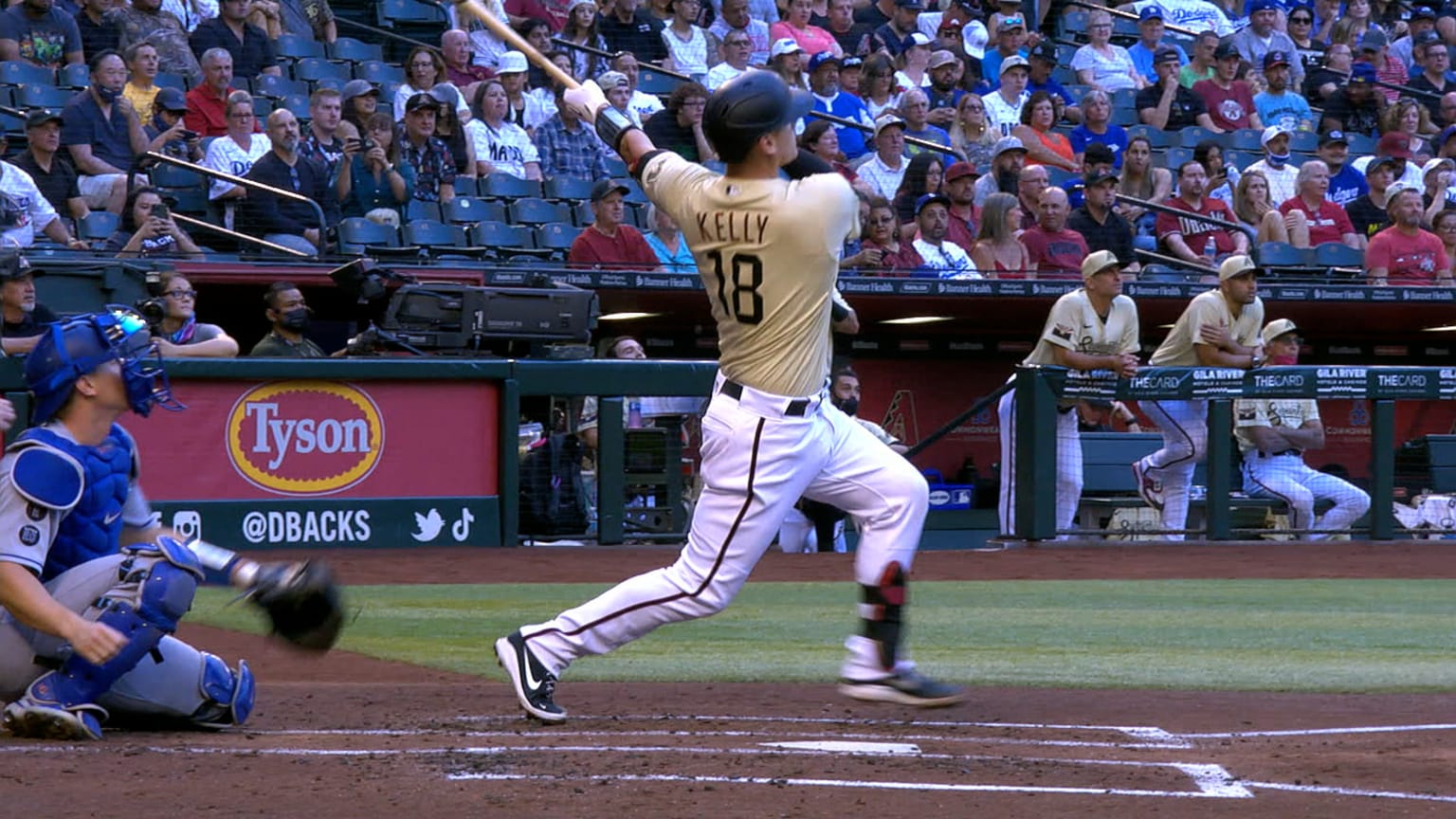 Carson Kelly mashes a solo home run to left field | 09/25/2021 | MLB.com