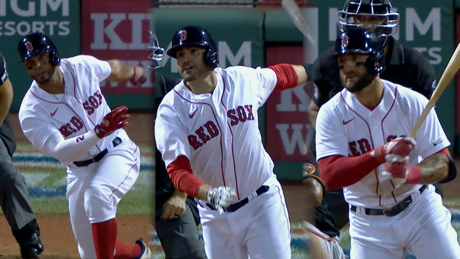 Red Sox plate six runs on four hits in the 4th inning | 07/24/2020 ...