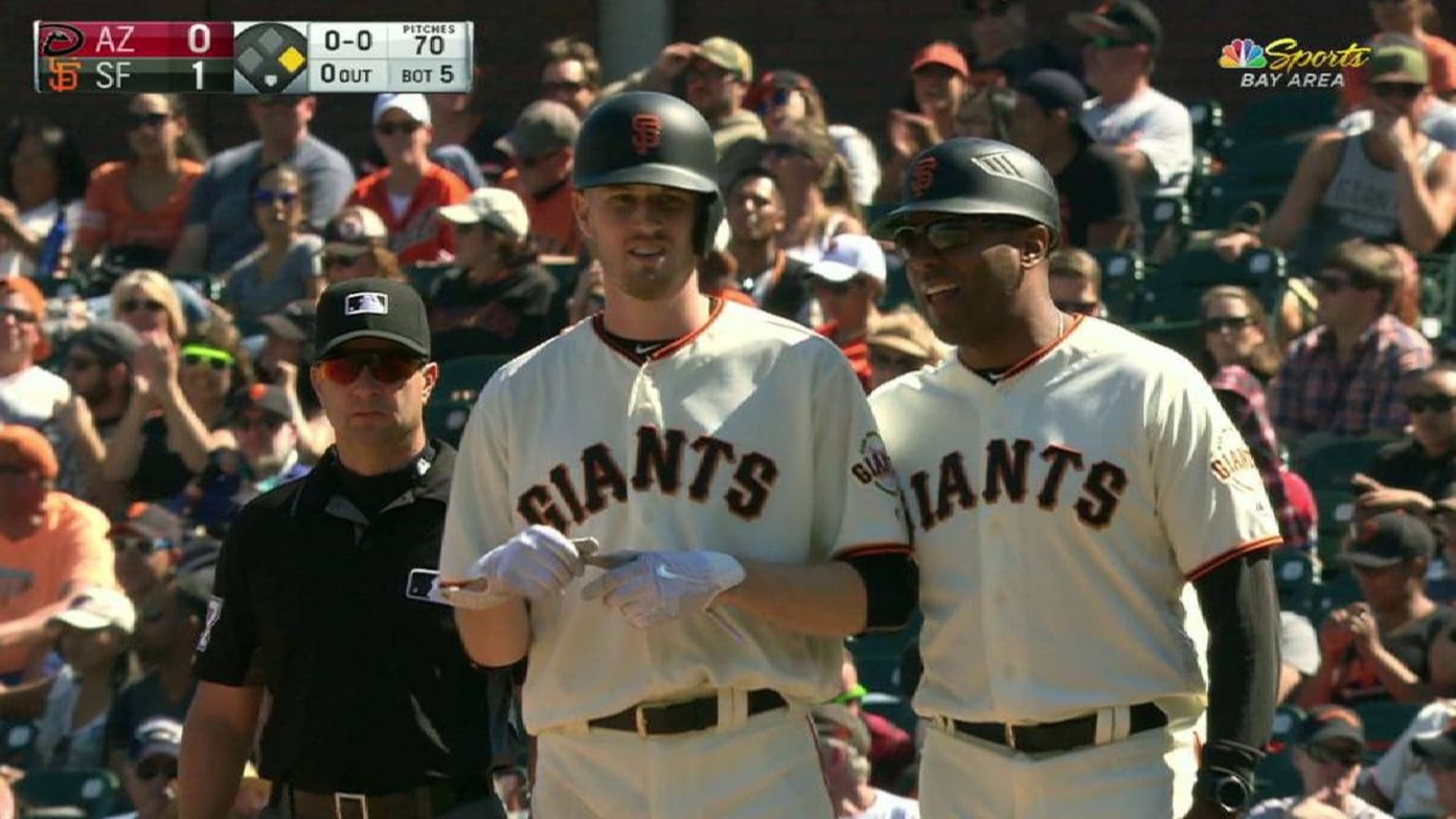 ARI@SF: Stratton lines his first career hit to right | 09/17/2017 | MLB.com