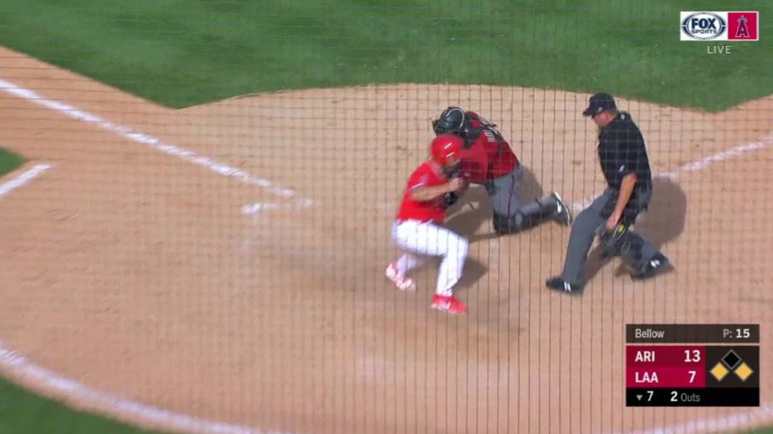 ARI@LAA: Fletcher hits sacrifice fly to right field | 03/24/2018 | Los ...