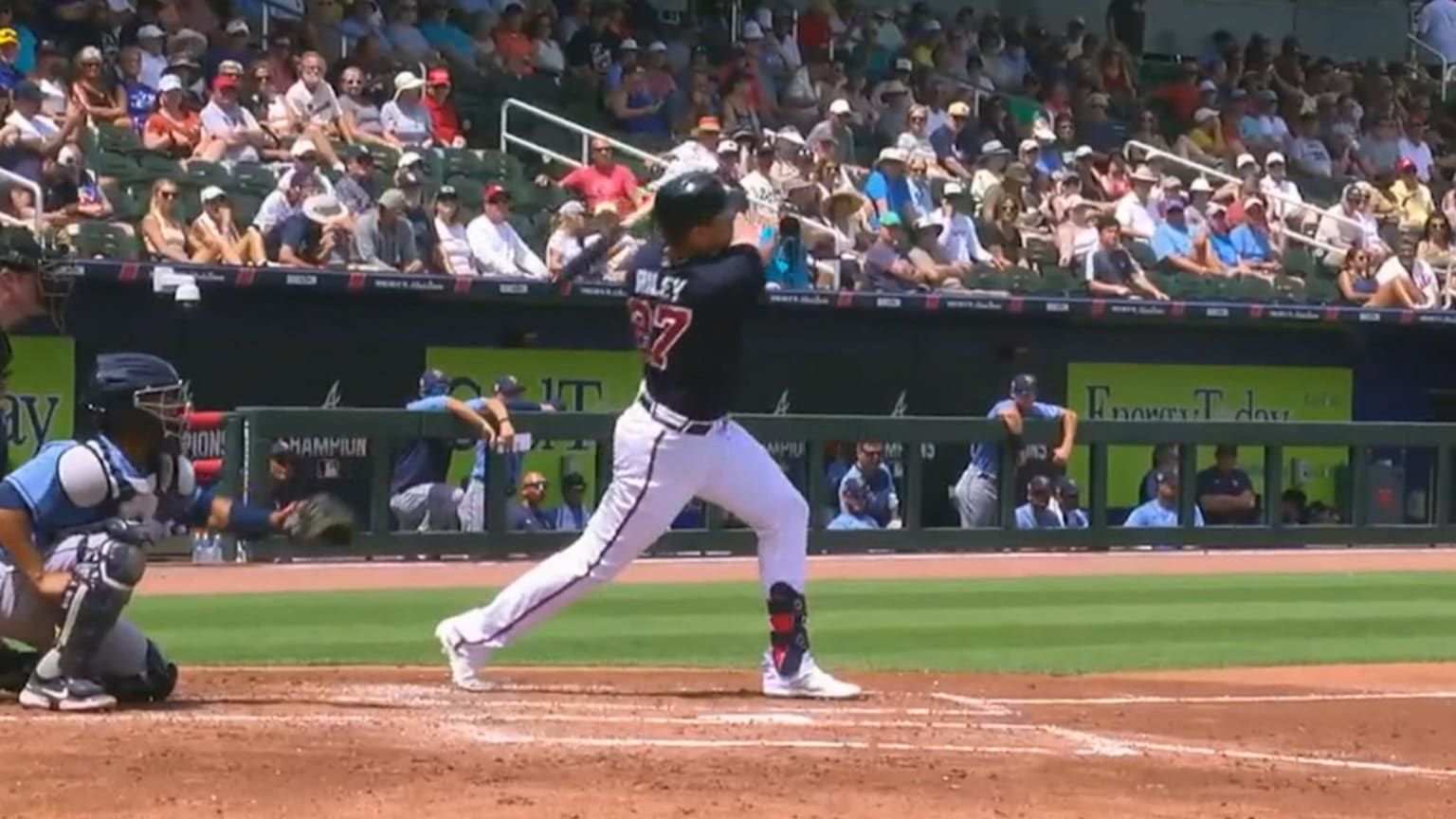 Riley drills a souvenir into the left-field seats | 03/23/2022 ...