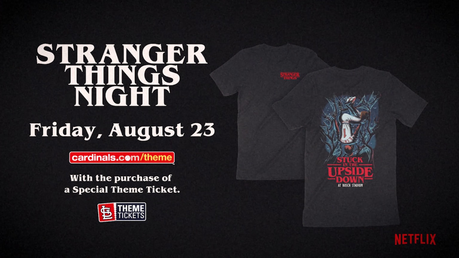 Stranger Things Night at Busch Stadium on August 23 | 08/07/2019 | MLB.com