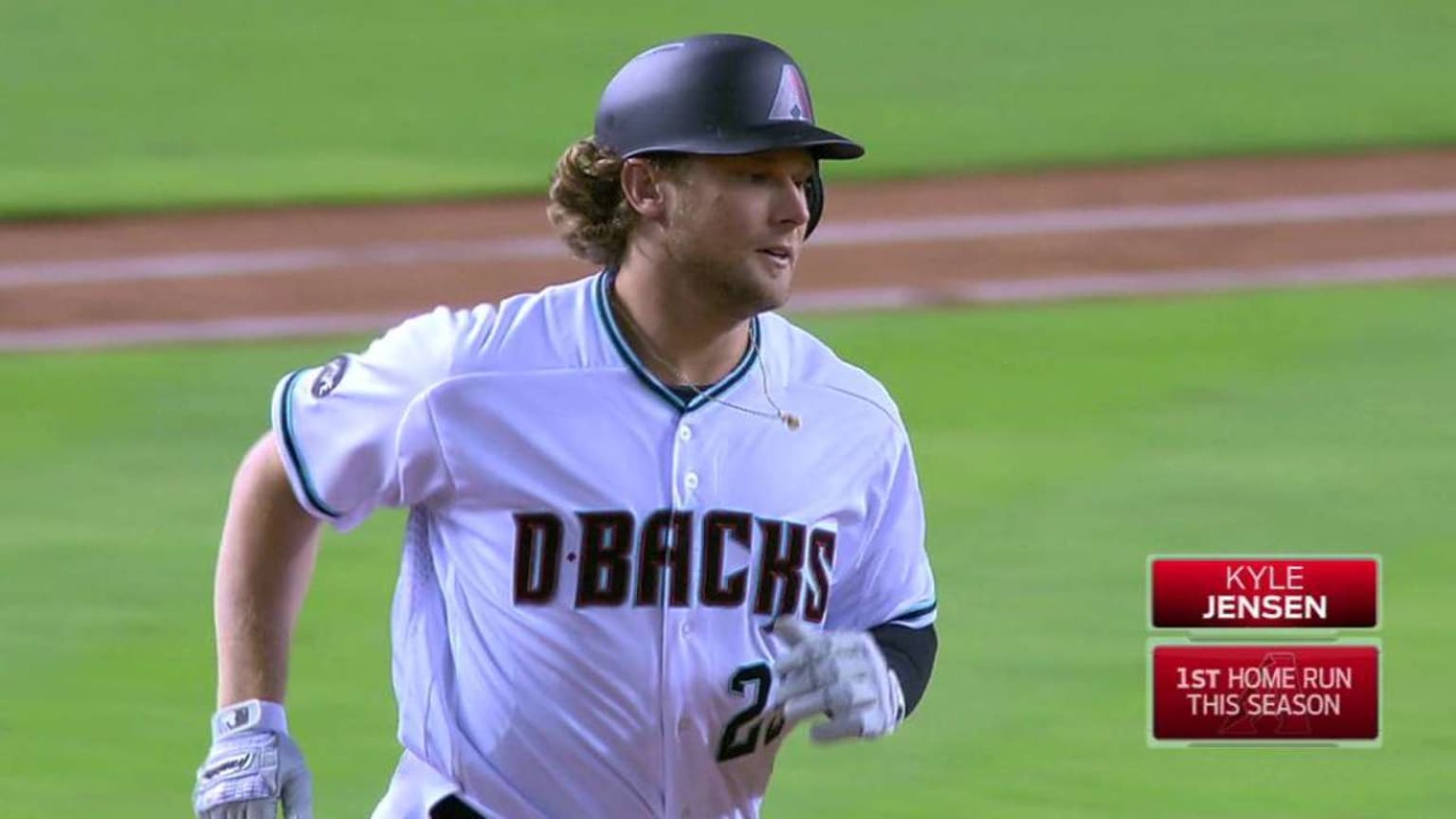 SF@ARI: Jensen belts his first Major League home run | 09/09/2016 ...