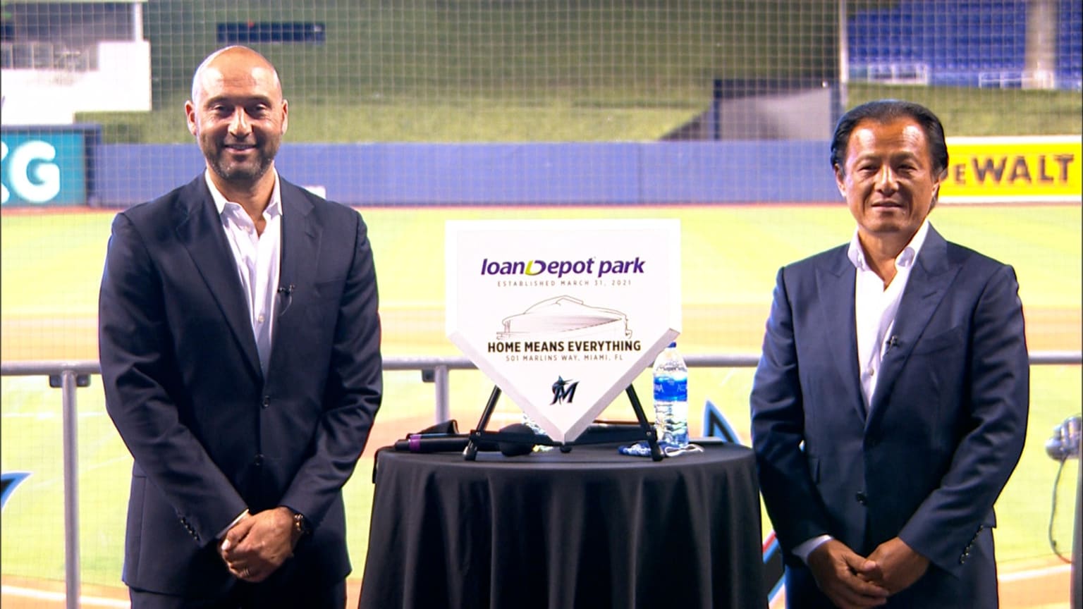 Derek Jeter on Marlins renaming home loanDepot park | 03/31/2021 ...