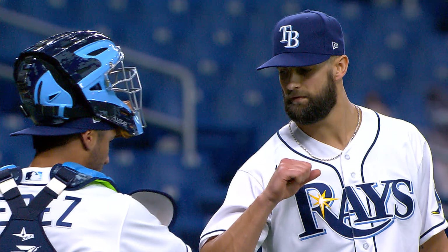Nick Anderson picks up a strikeout to end the game | 08/04/2020 | Tampa ...