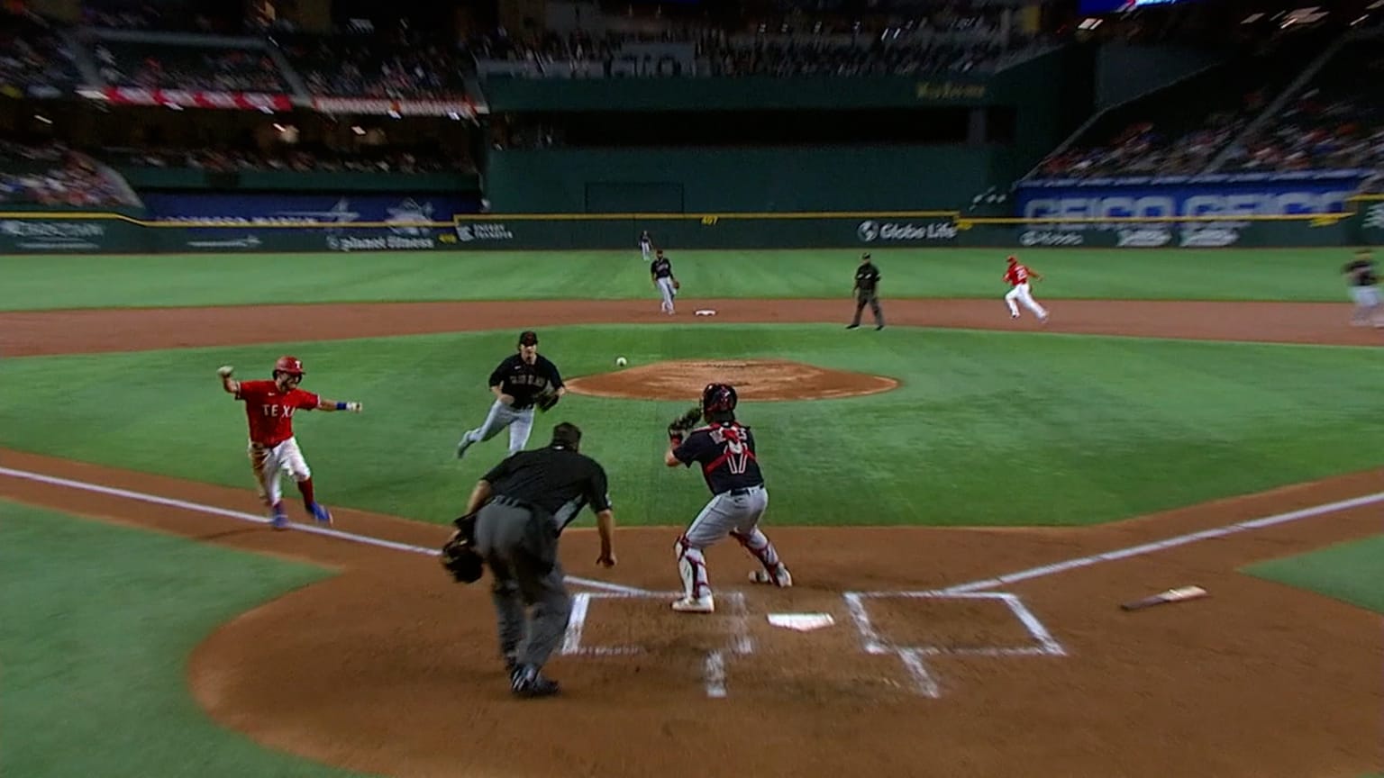 Eli Morgan gets Nick Solak at the plate | 10/01/2021 | Cleveland Guardians