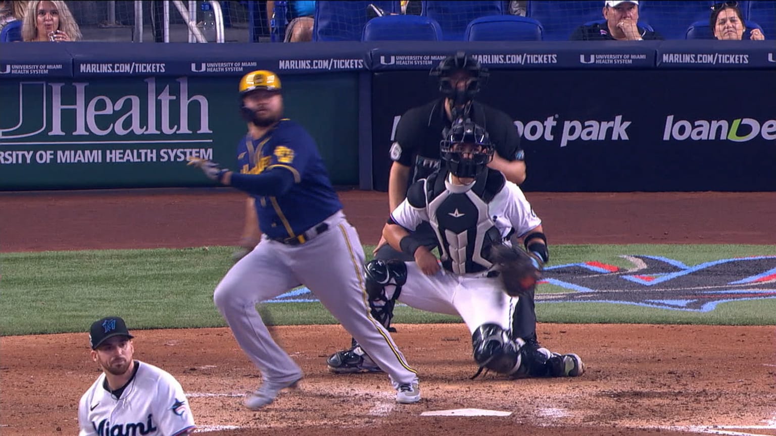Rowdy Tellez drops an RBI single into left field | 05/15/2022 ...